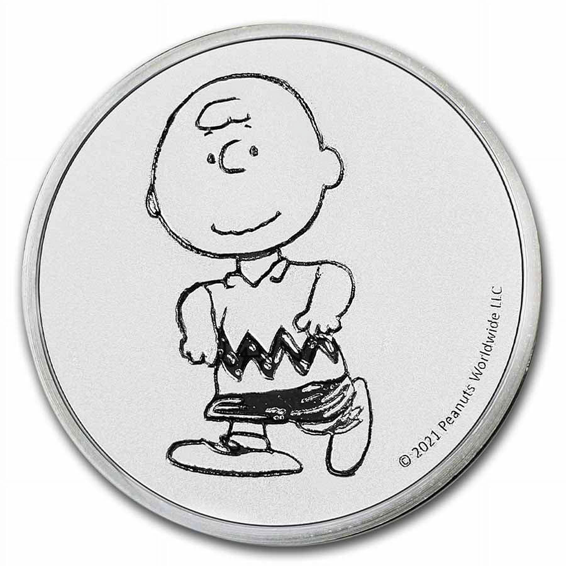 Peanuts Charlie Brown 1 Ounce Silver Coin Round - Walmart.com