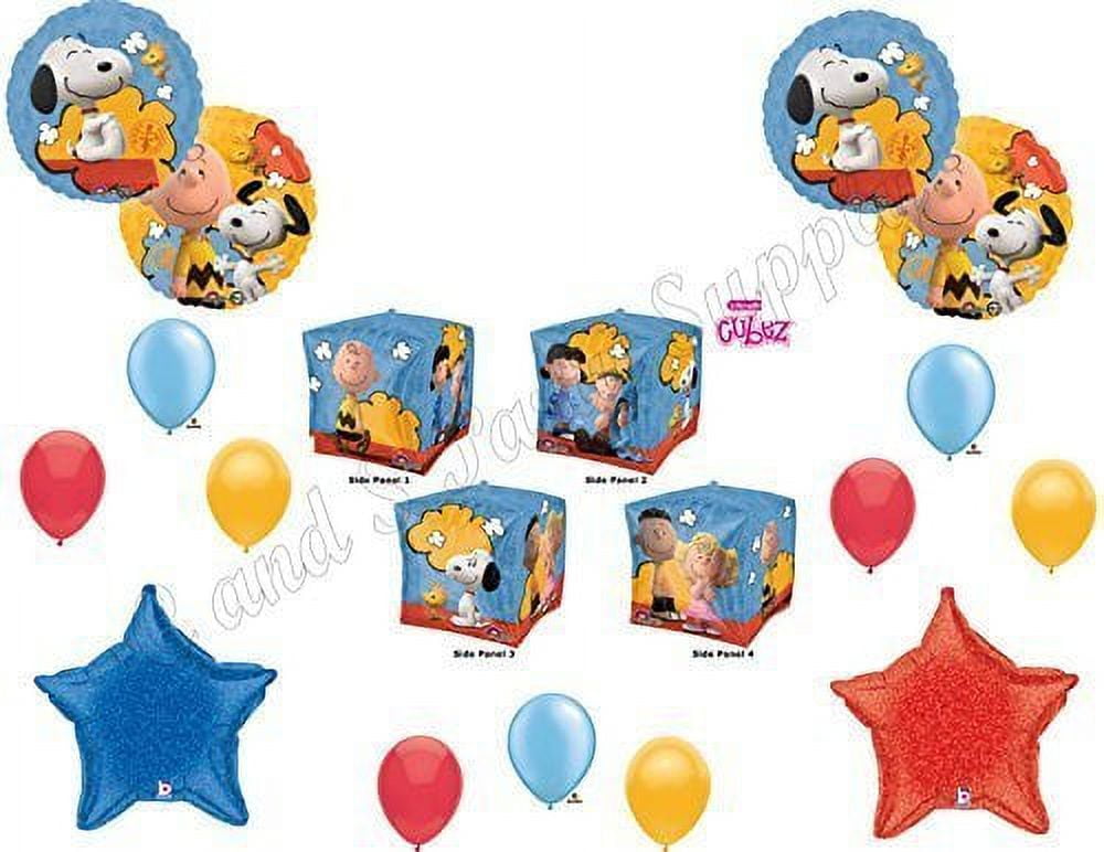 Charlie Brown Party Peanuts Birthday Party Decorations | Mercari