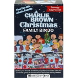 AQUARIUS Peanuts Charlie Brown Christmas Family Bingo Board Game Set ...