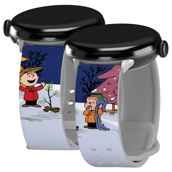 Peanuts Charlie Brown Christmas HD Unisex Watch Band for Google Pixel (Long Christmas Tree) by ...