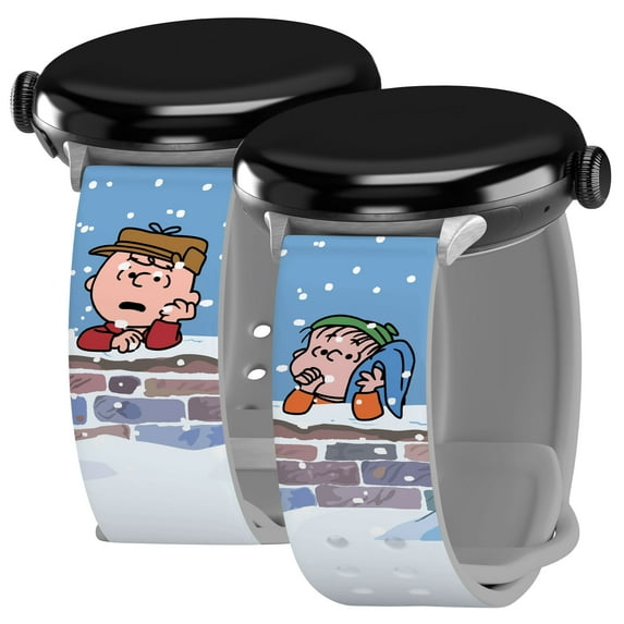 Peanuts Charlie Brown Christmas HD Unisex Watch Band for Google Pixel (Long Snowy Thoughts) by ...
