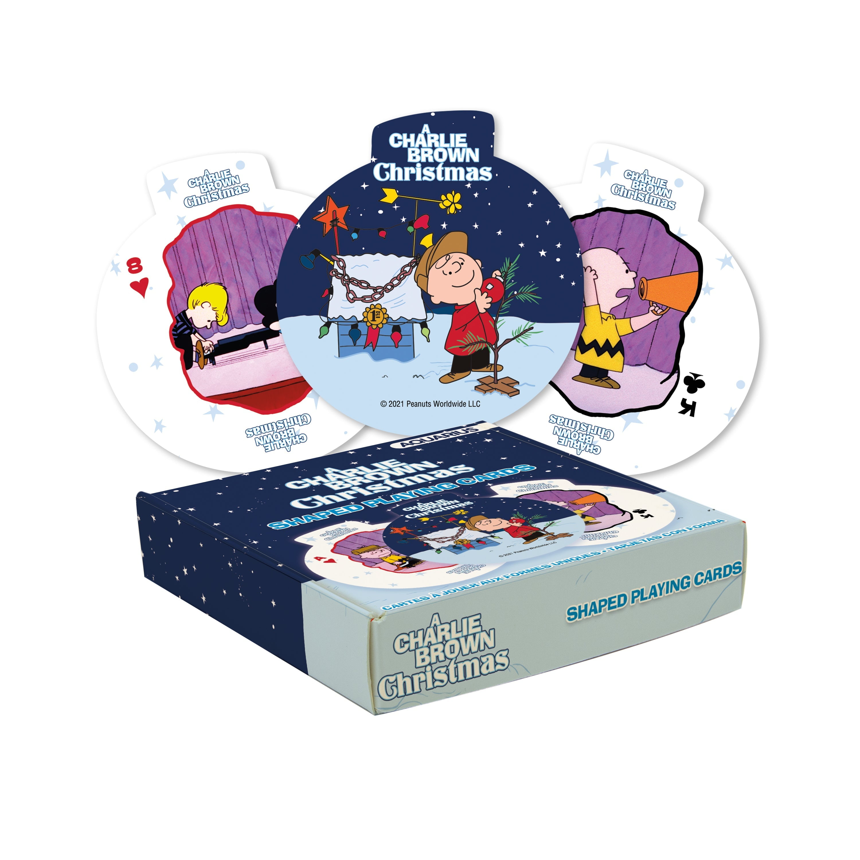Peanuts Charlie Brown Christmas Shaped Playing Cards - Walmart.com