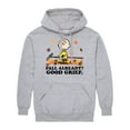 Peanuts - Charlie Brown Fall Already - Men's Pullover Hoodie - Walmart.com