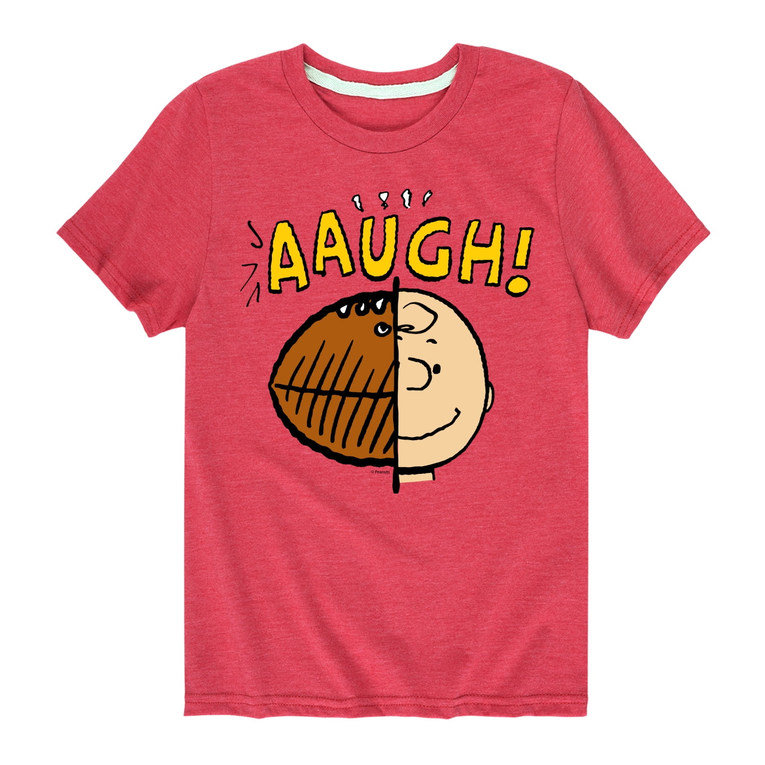 Peanuts - Charlie Brown Half Football Head - Toddler And Youth Short ...