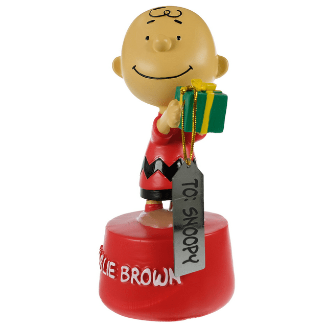 Peanuts, Charlie Brown Holiday Figurine, 6 inches Tall, Resin Figurine ...