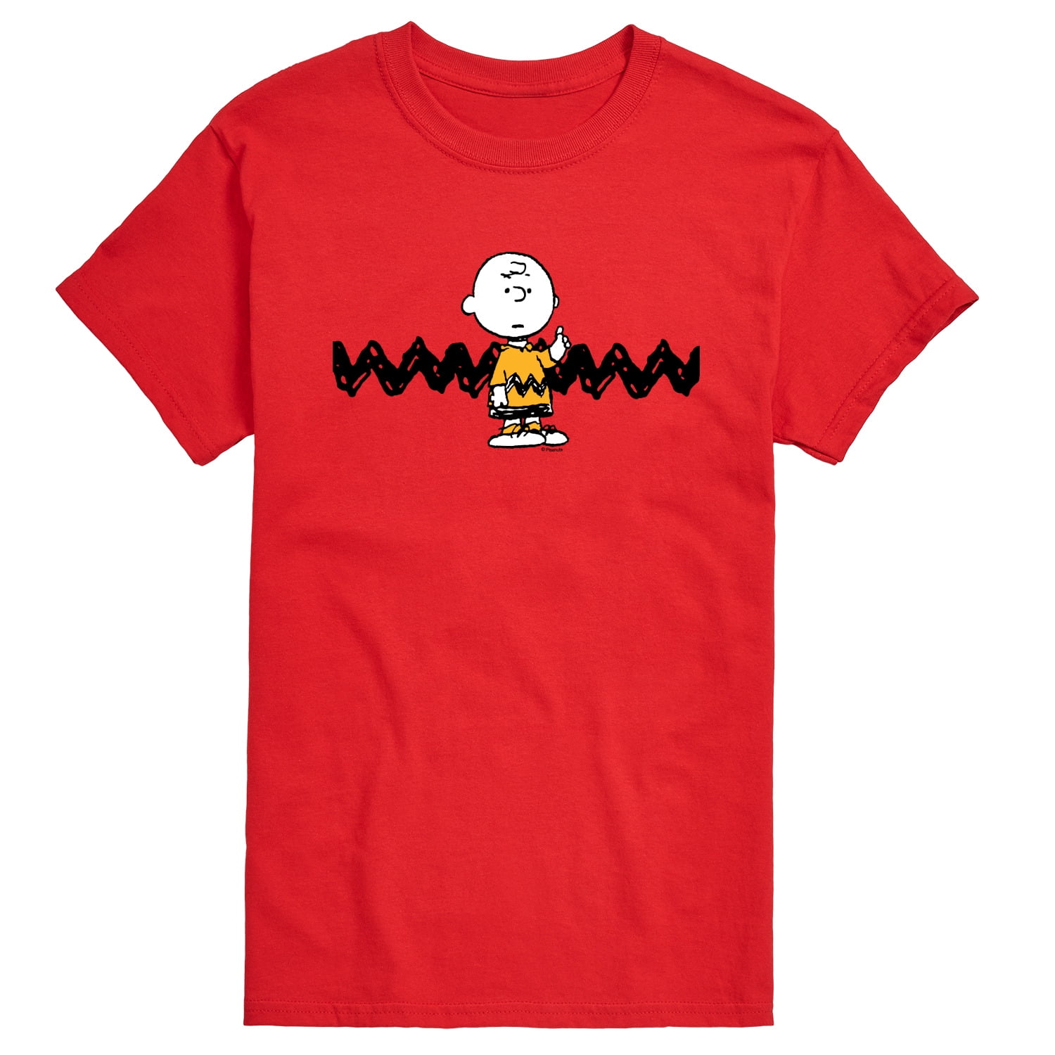 Peanuts - Charlie Brown - Men's Short Sleeve Graphic T-Shirt - Walmart.com