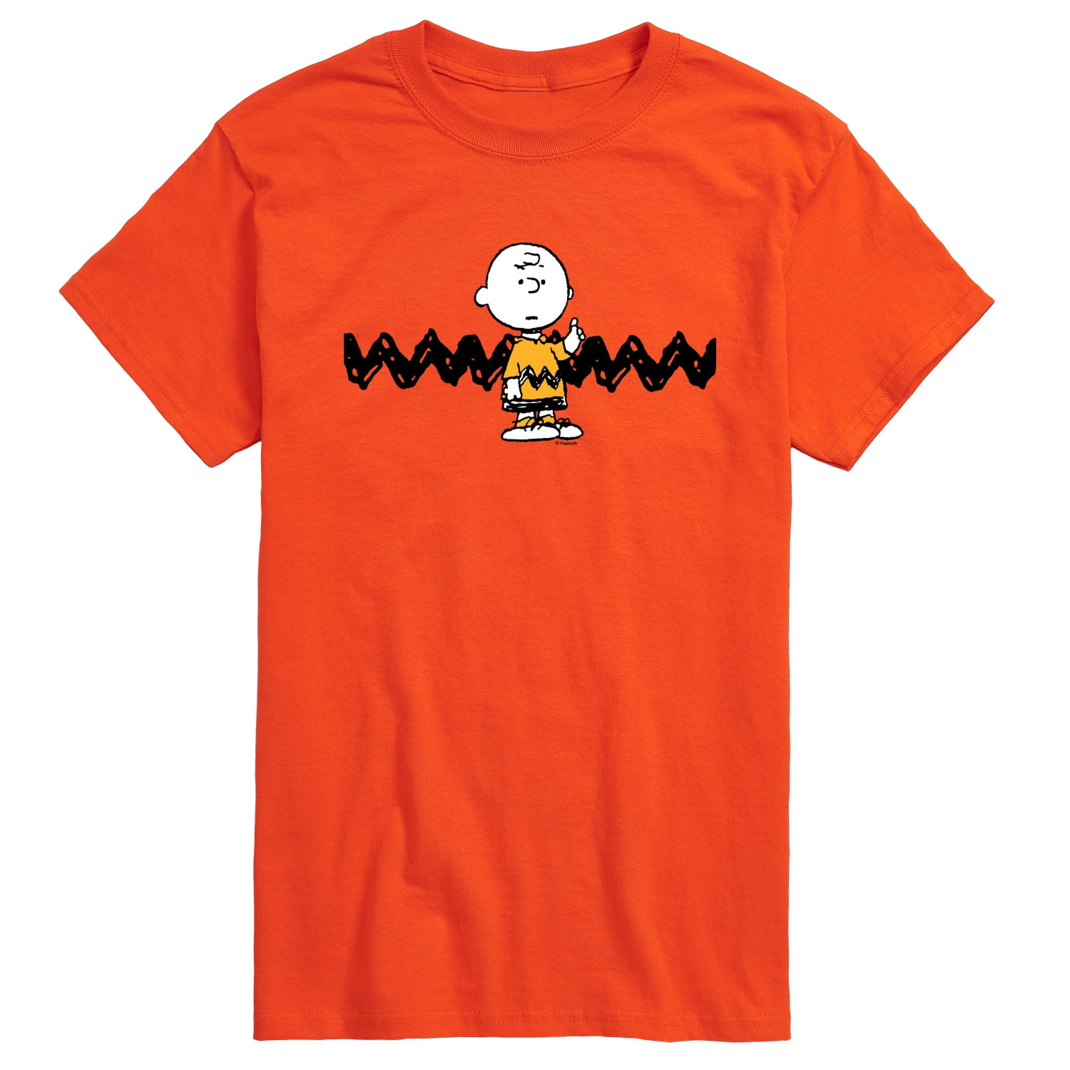 Peanuts - Charlie Brown - Men's Short Sleeve Graphic T-Shirt - Walmart.com