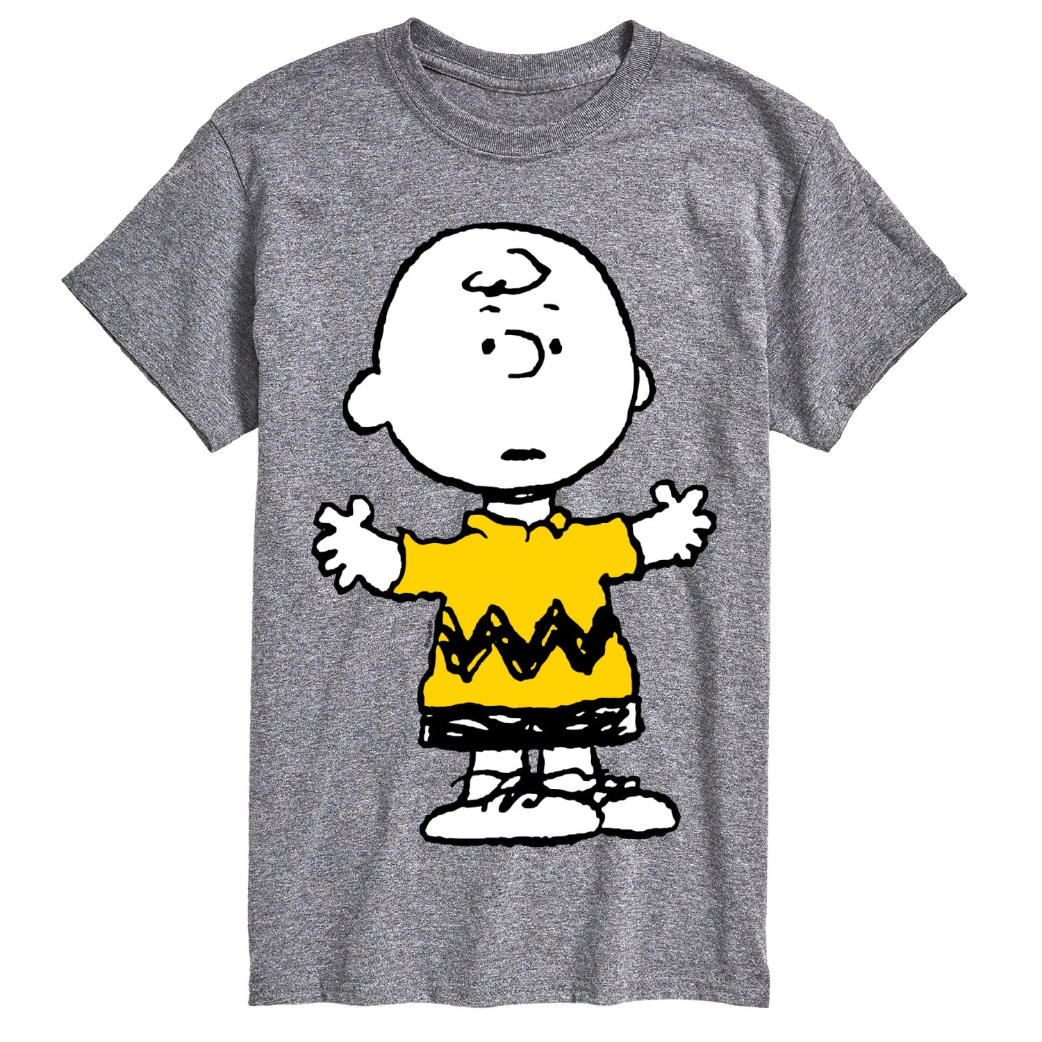 Peanuts - Charlie Brown Standing- Men's Short Sleeve Graphic T-Shirt ...