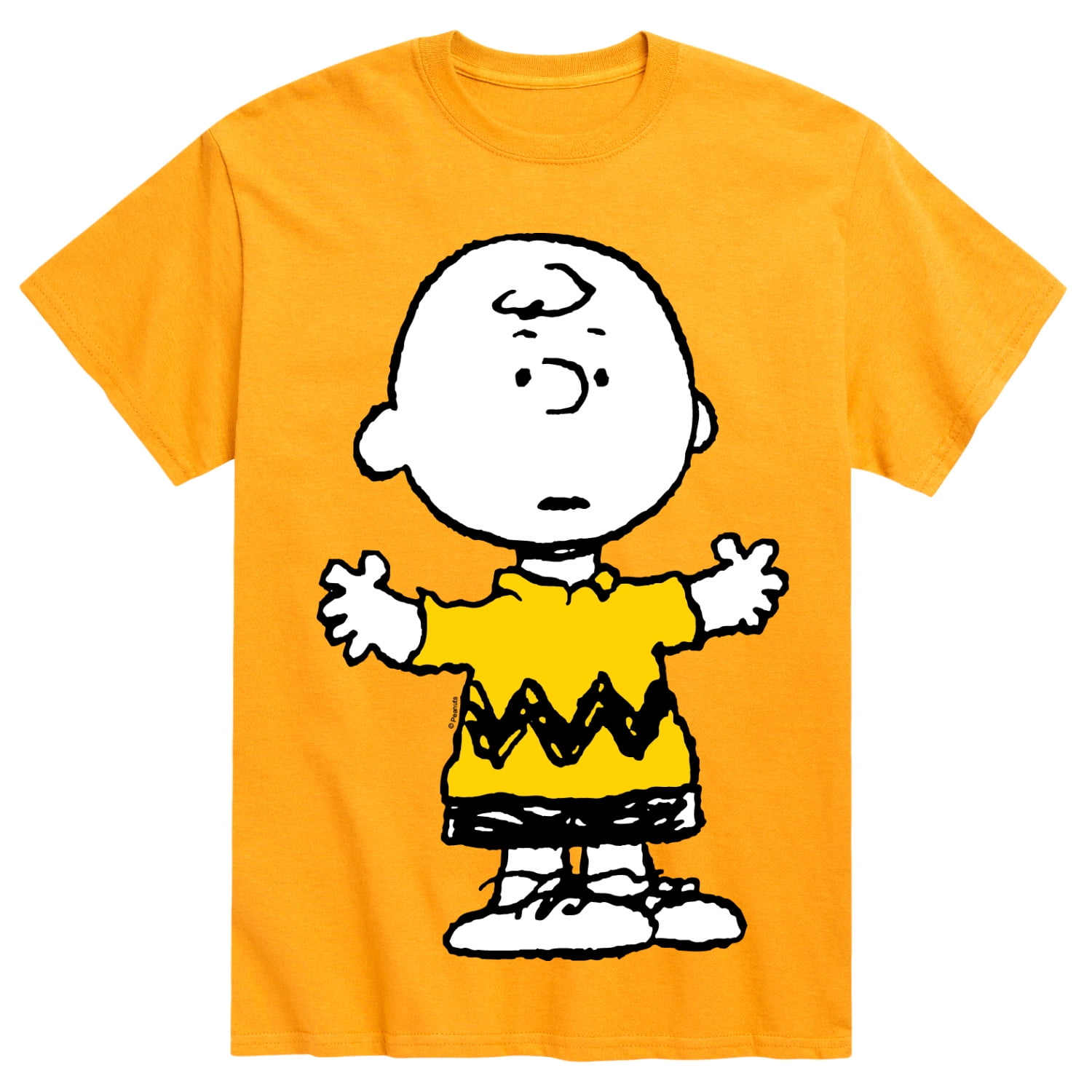 Peanuts - Charlie Brown Standing- Men's Short Sleeve Graphic T-Shirt ...