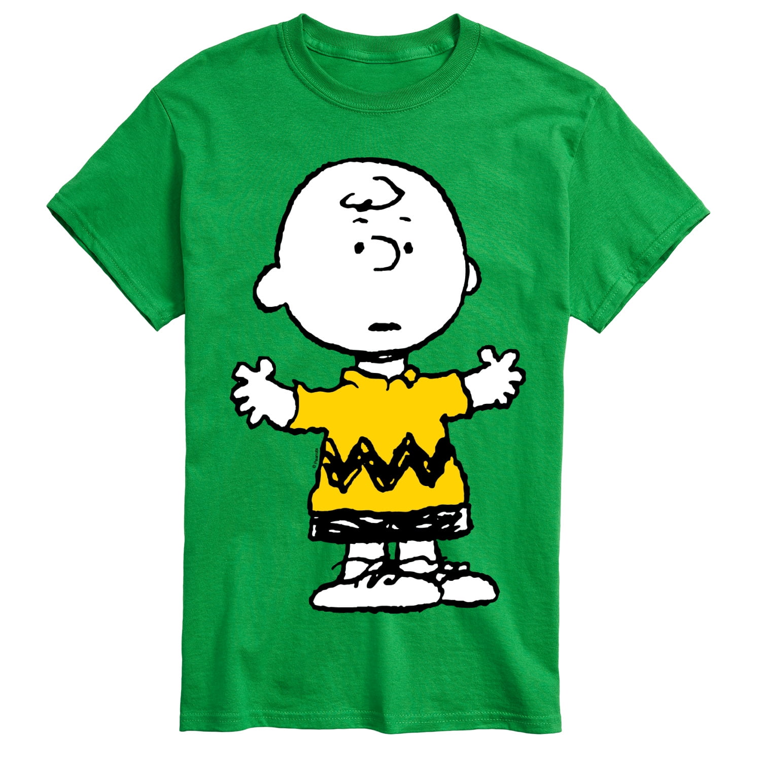 Peanuts - Charlie Brown Standing- Men's Short Sleeve Graphic T-Shirt ...