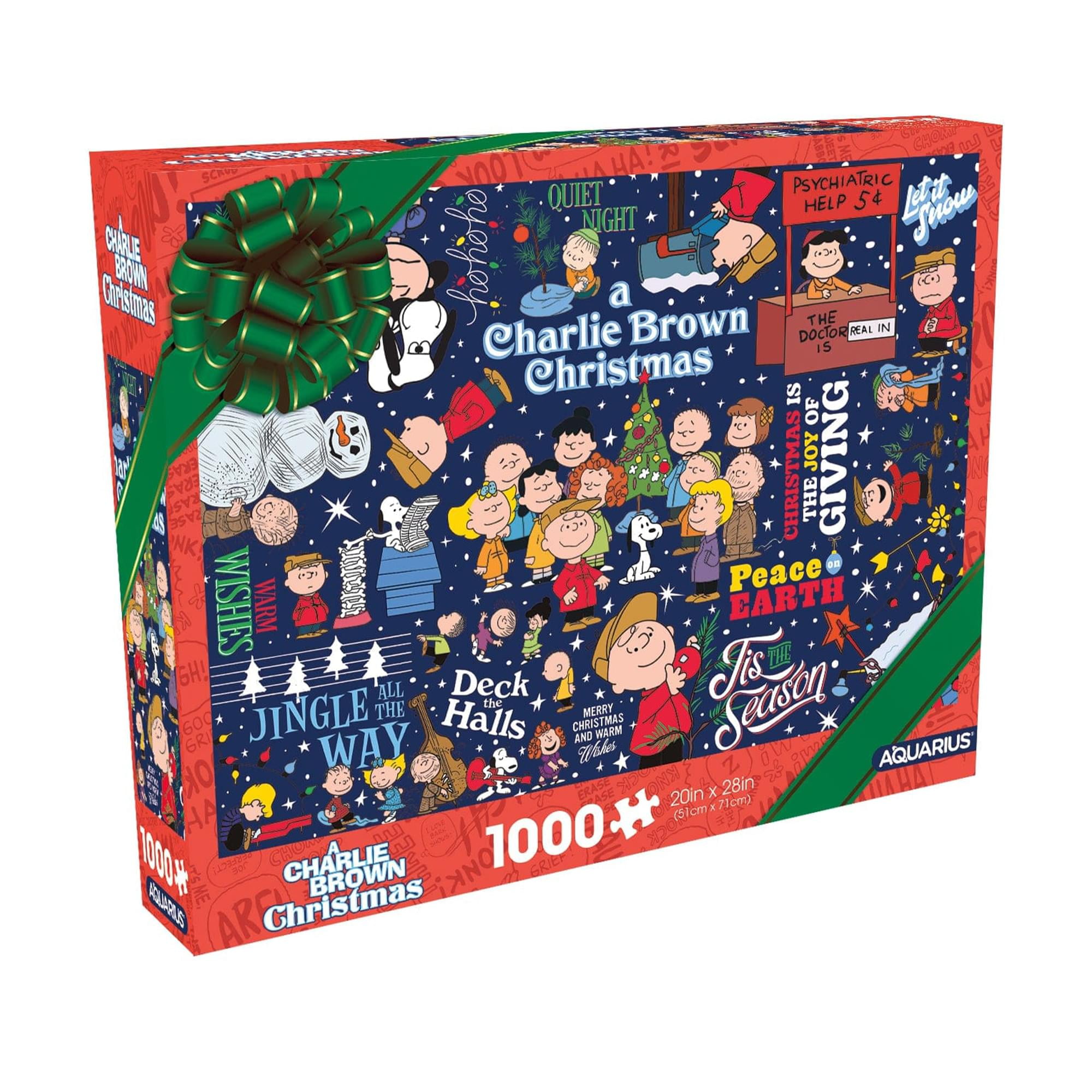Peanuts Charlie Brown Wrapping Paper 1000 Piece Jigsaw Puzzle - Walmart.com