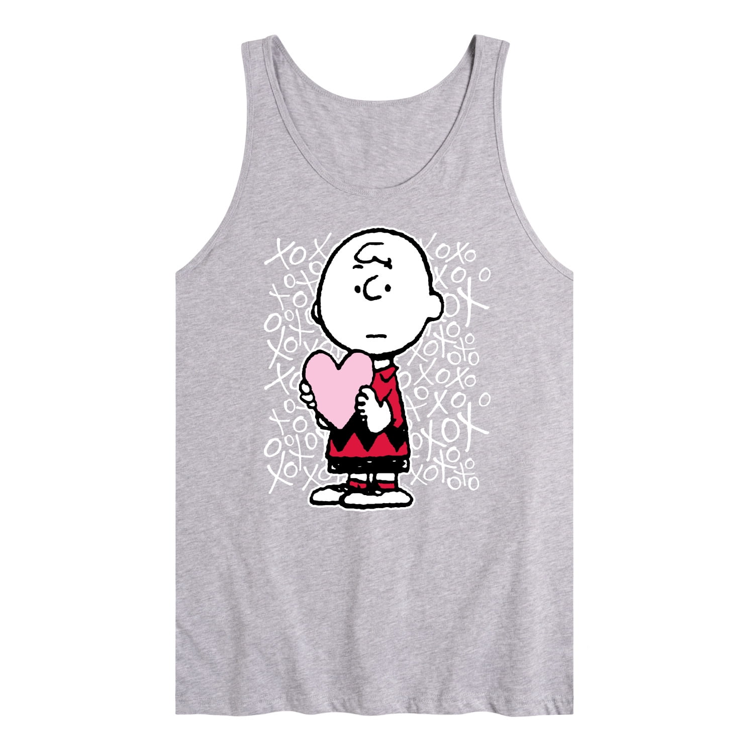 Peanuts - Charlie Brown Xoxo - Men's Jersey Tank Top - Walmart.com