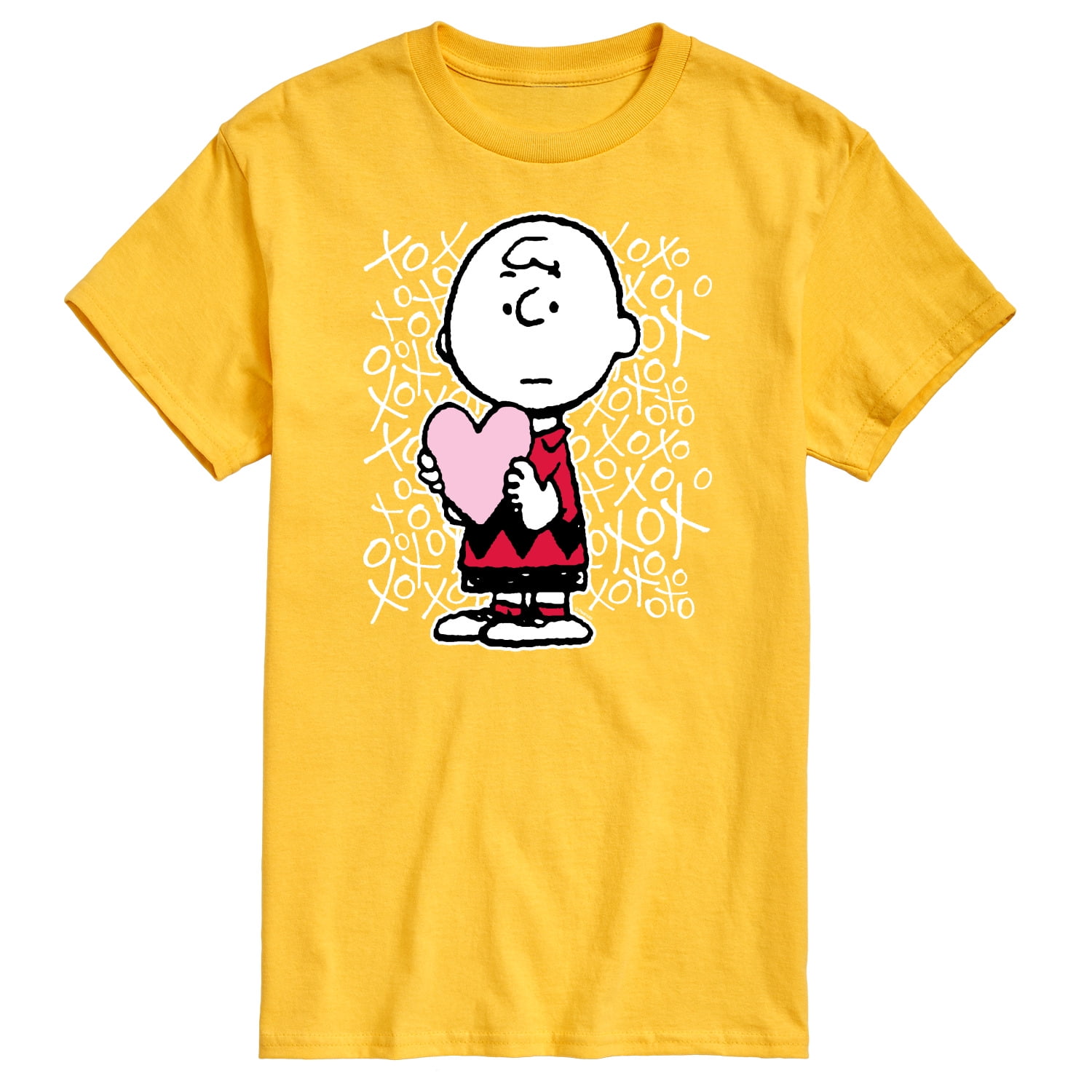 Peanuts - Charlie Brown Xoxo - Men's Short Sleeve Graphic T-Shirt ...