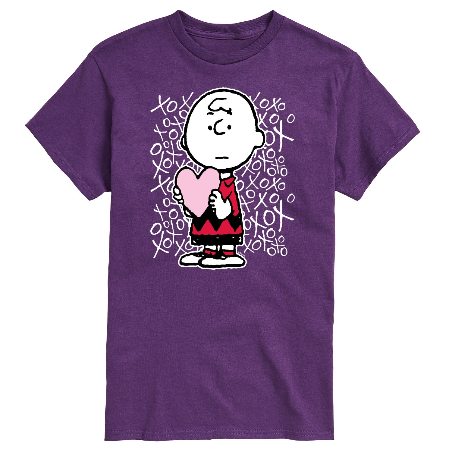 Peanuts - Charlie Brown Xoxo - Men's Short Sleeve Graphic T-Shirt ...