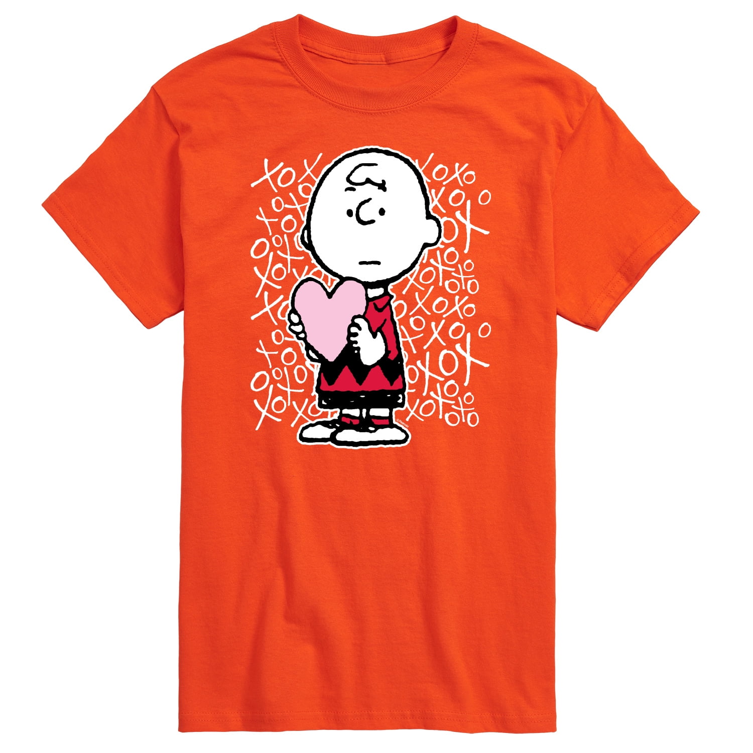 Peanuts - Charlie Brown Xoxo - Men's Short Sleeve Graphic T-Shirt ...
