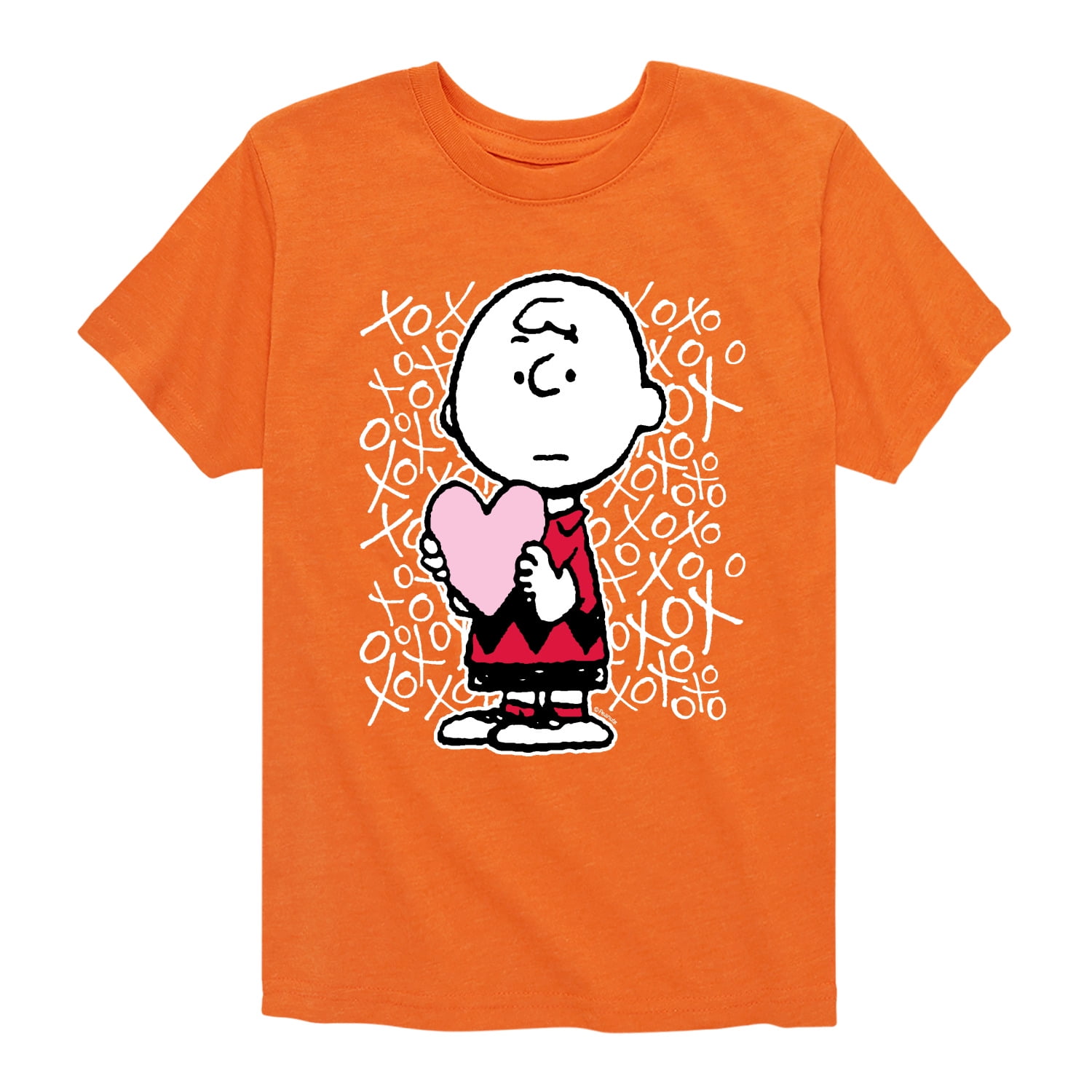 Peanuts - Charlie Brown Xoxo - Toddler And Youth Short Sleeve Graphic T ...