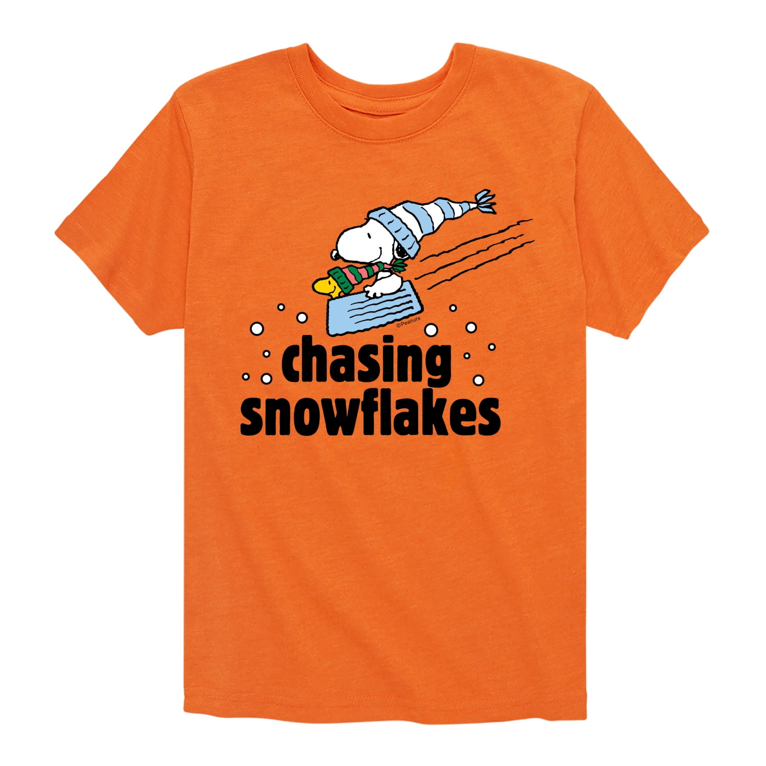 Peanuts - Snoopy & Woodstock Chasing Snowflakes Christmas - Toddler And ...