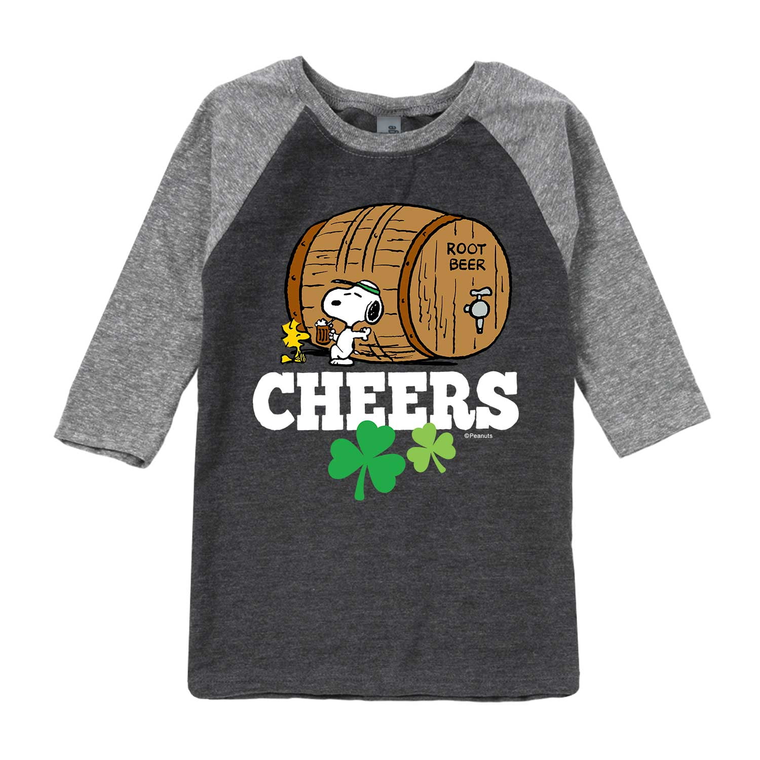 Peanuts - Cheers Root Beer - Toddler and Youth Raglan - Walmart.com