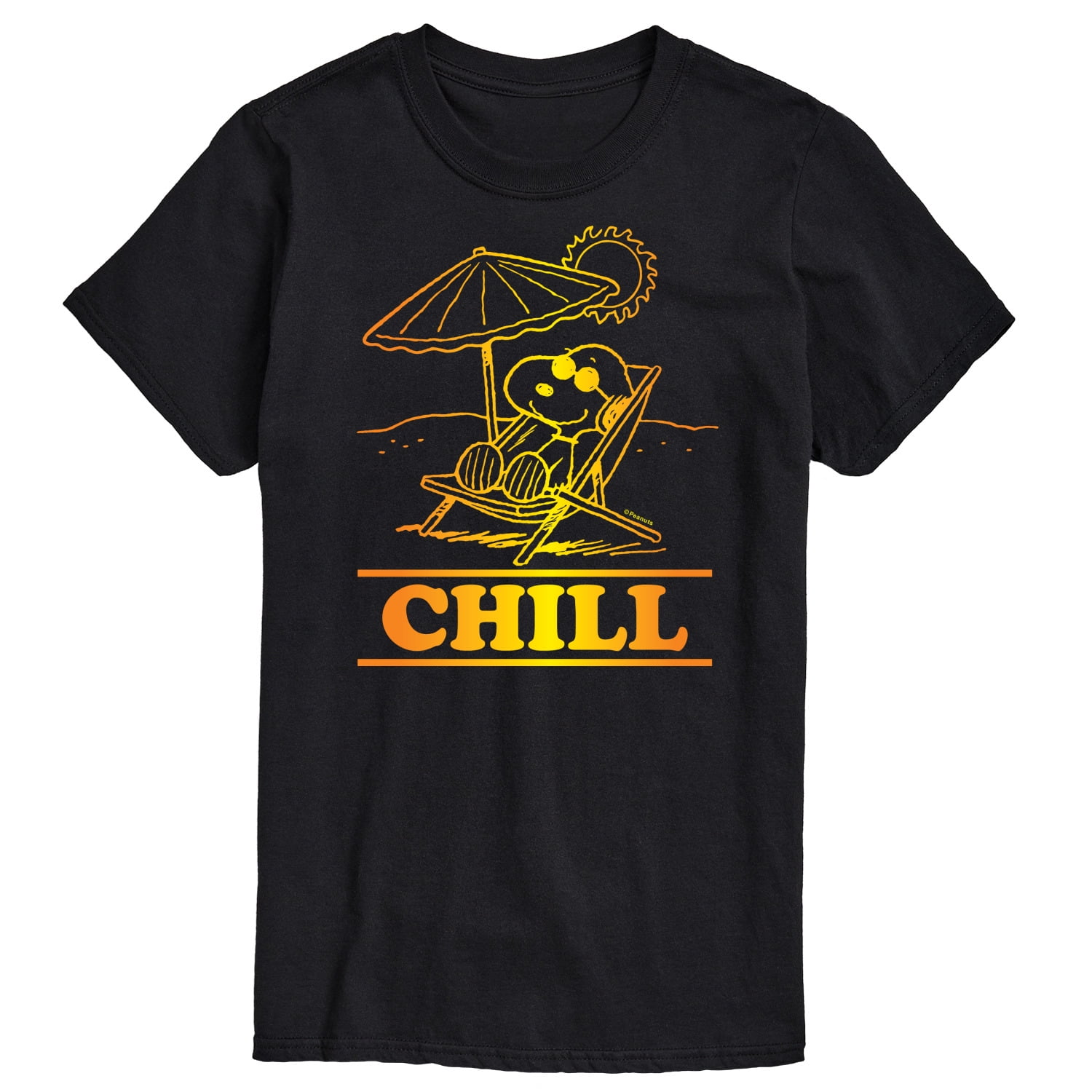 Peanuts - Chill - Men's Short Sleeve Graphic T-Shirt - Walmart.com