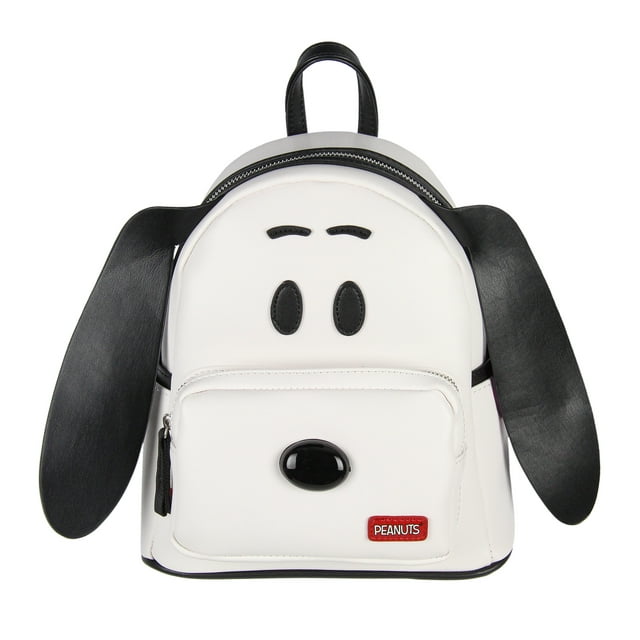 Peanuts Snoopy Mini Backpack Bag - Classic Comic Character Face, School ...