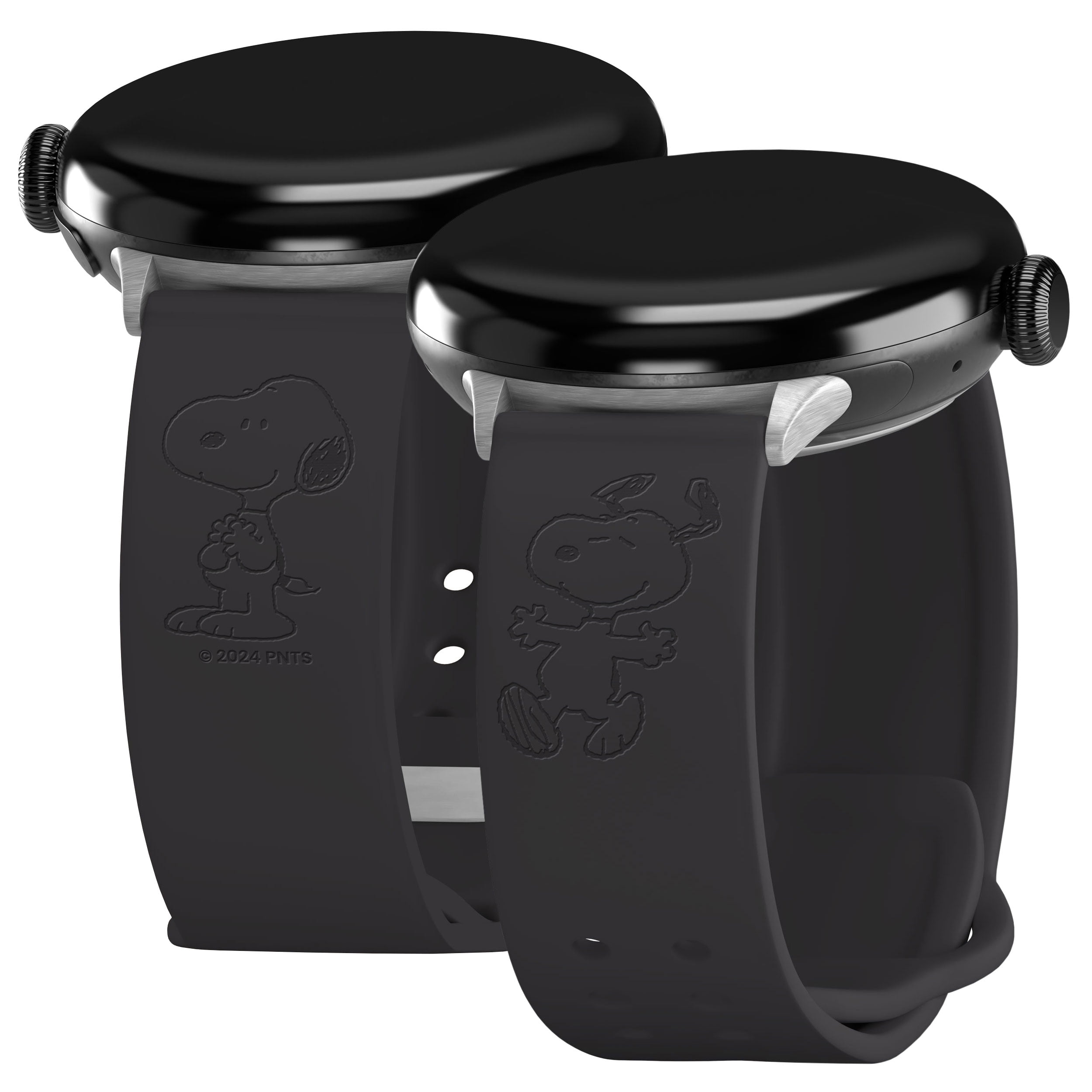Peanuts Classic Engraved Silicone Unisex Watch Band Compatible with ...