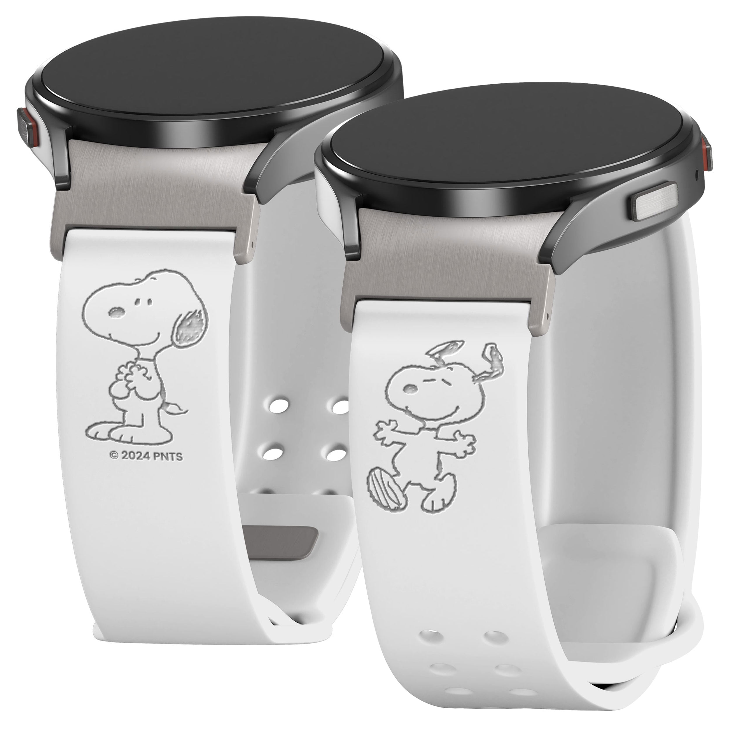 Peanuts Classic Engraved Silicone Unisex Watch Band Compatible with ...