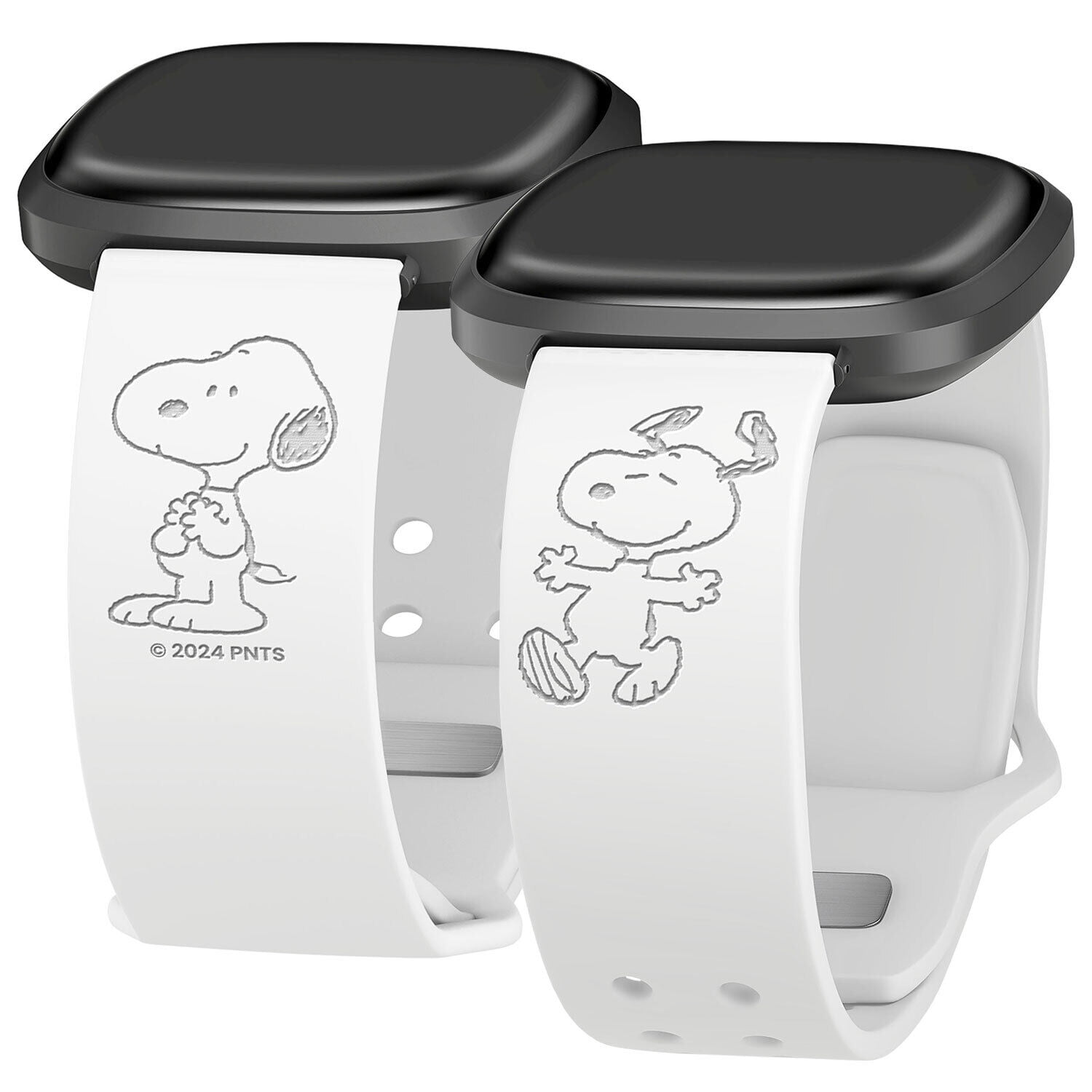 Peanuts Classic Engraved Silicone Unisex Watch Band Compatible with ...