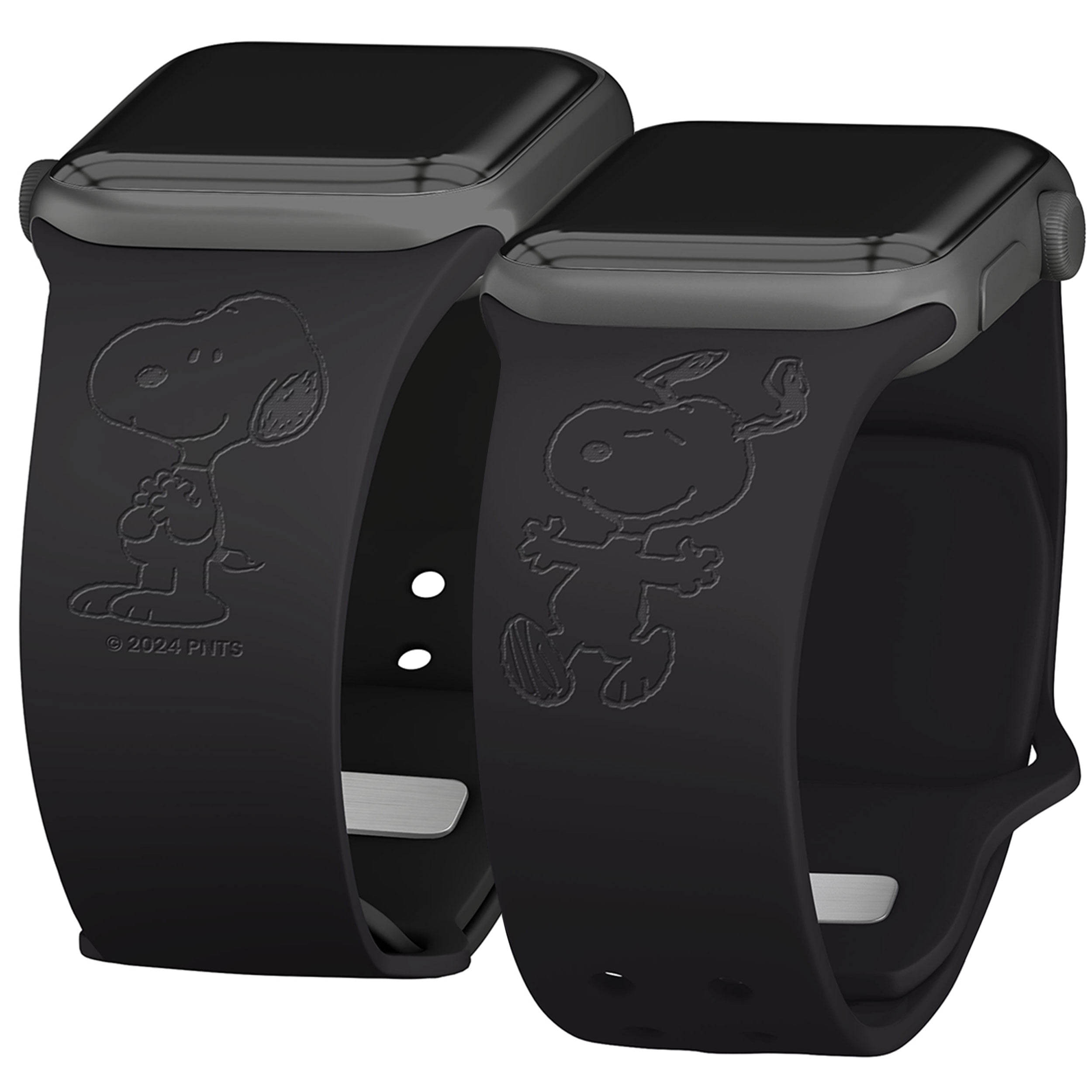 Peanuts Classic Engraved Silicone Watch Band Compatible with Apple ...