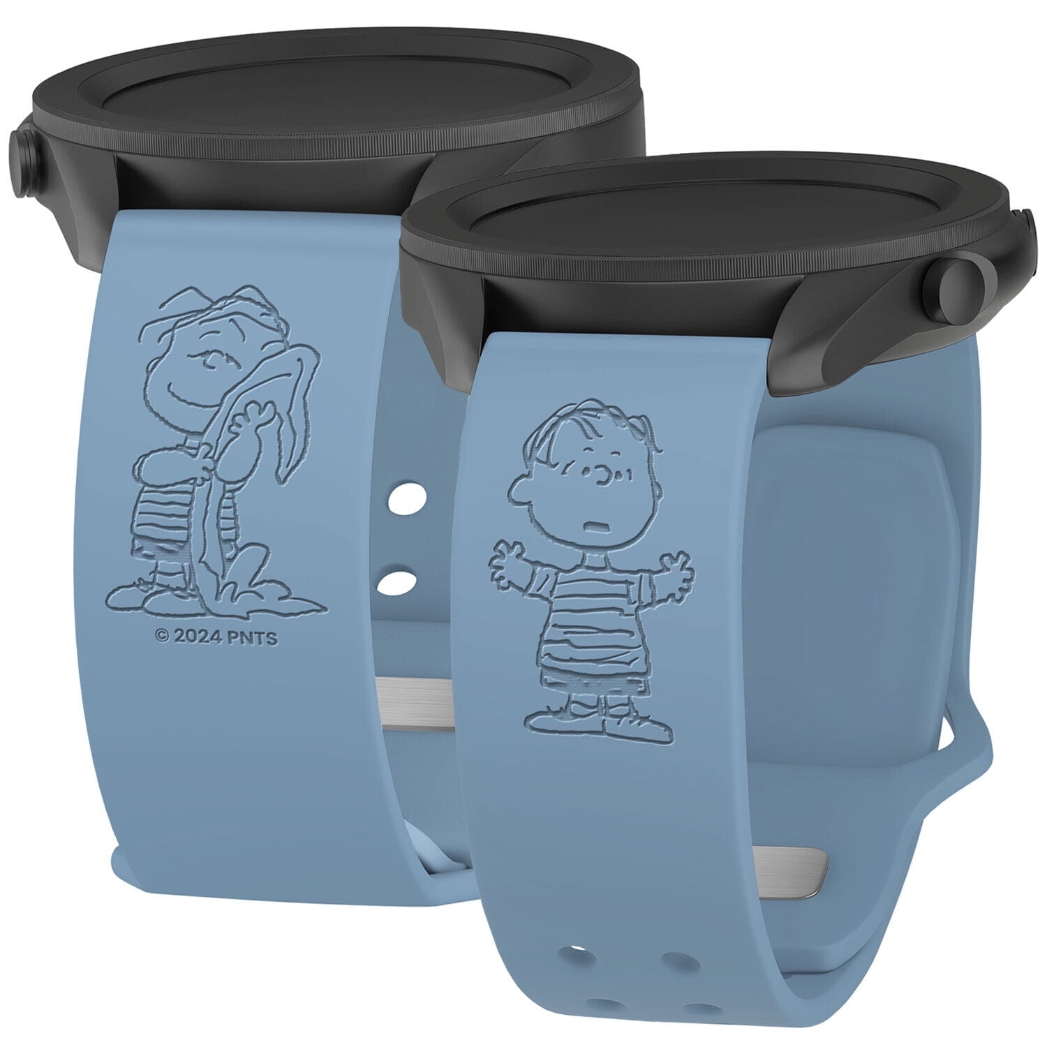 Peanuts Classic Engraved Silicone Watch Band Compatible with Samsung ...