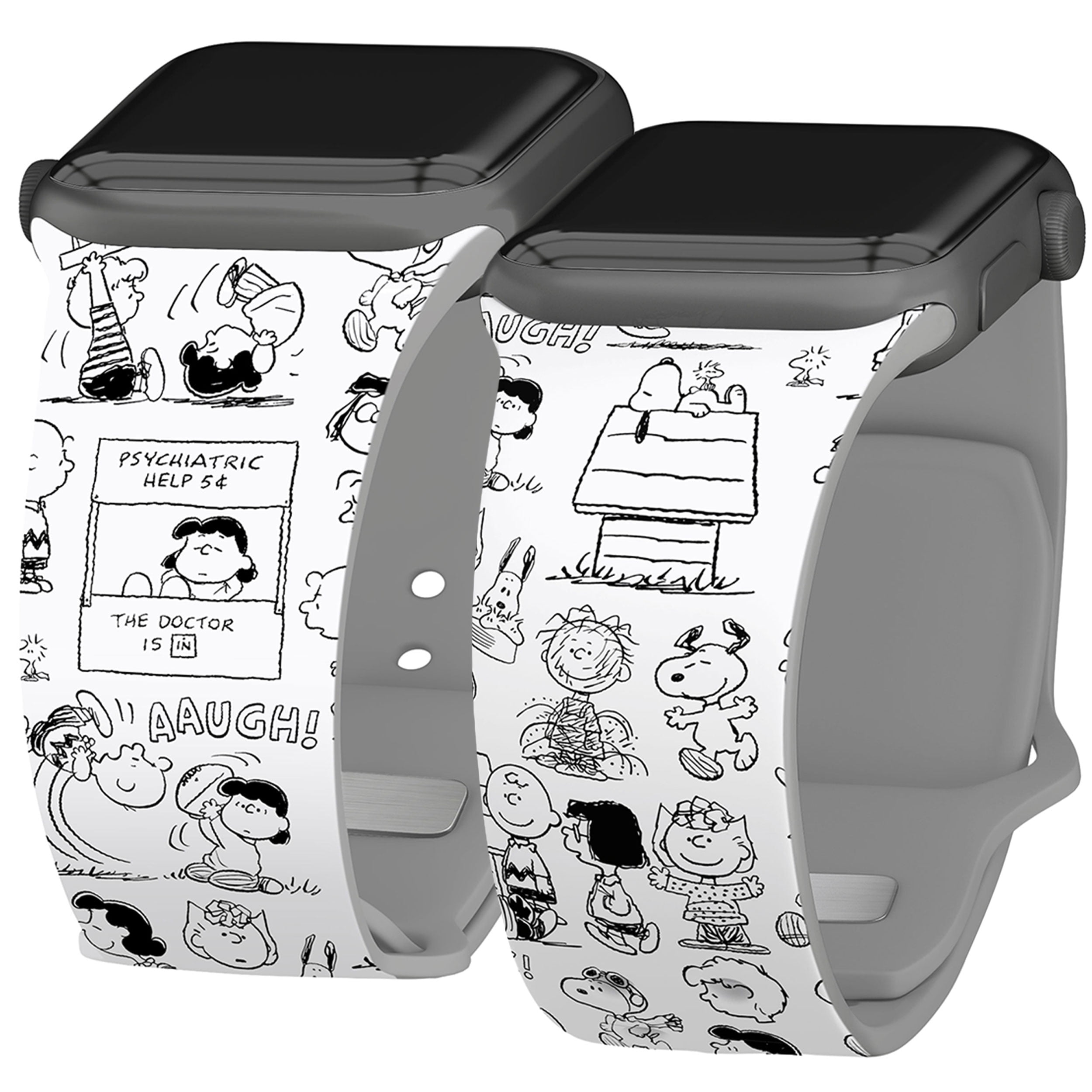 Peanuts Classic HD Unisex Watch Band for Apple Watch - 42/44/45/49mm(46mm Series 11) Long Comic ...