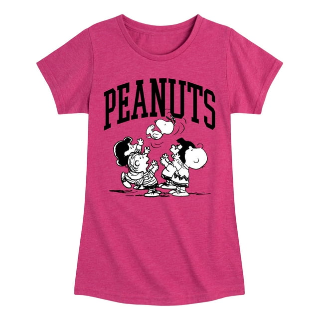 Peanuts - Collegiate Group - Toddler And Youth Girls Short Sleeve ...