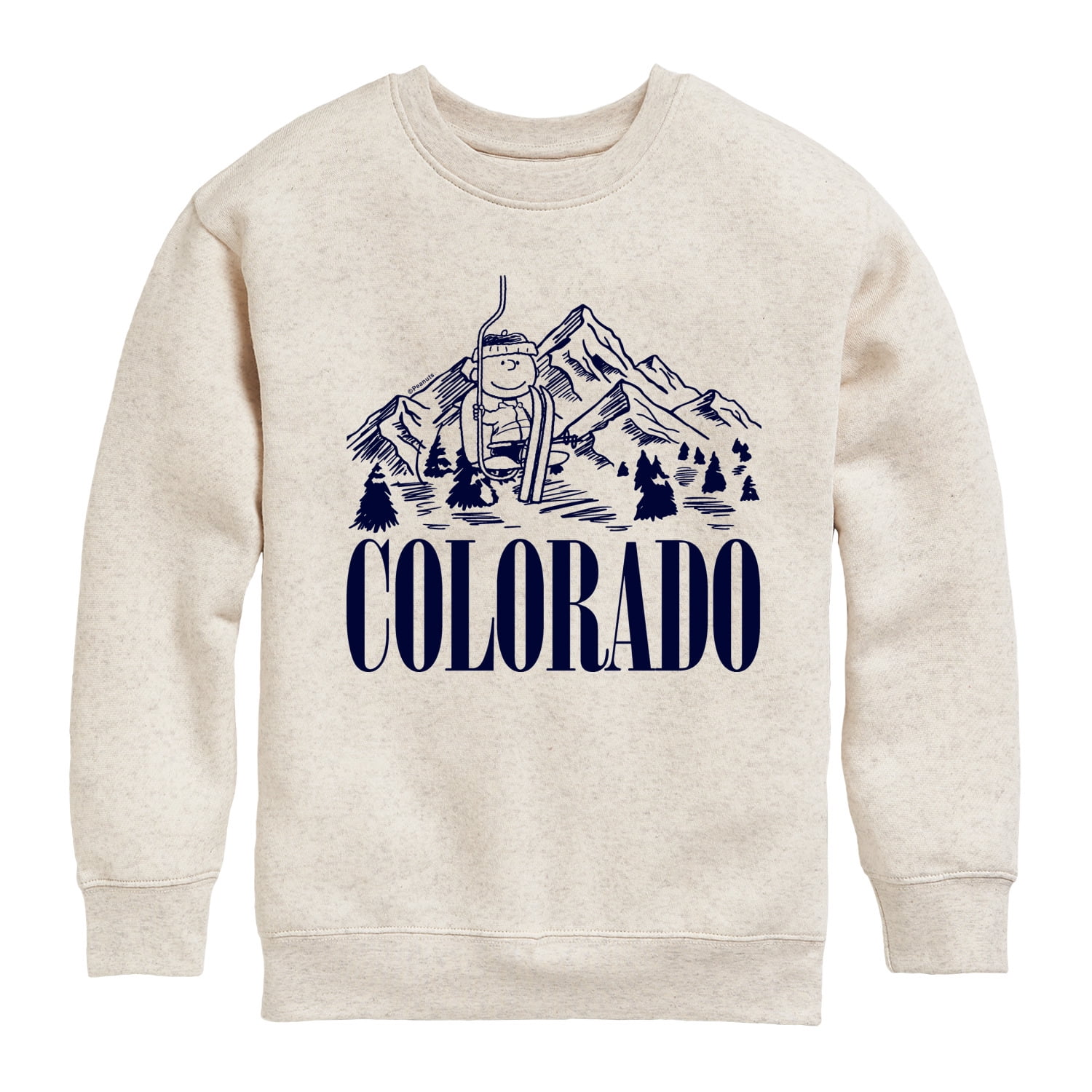 Peanuts - Colorado Charlie Brown - Toddler And Youth Crewneck Fleece ...