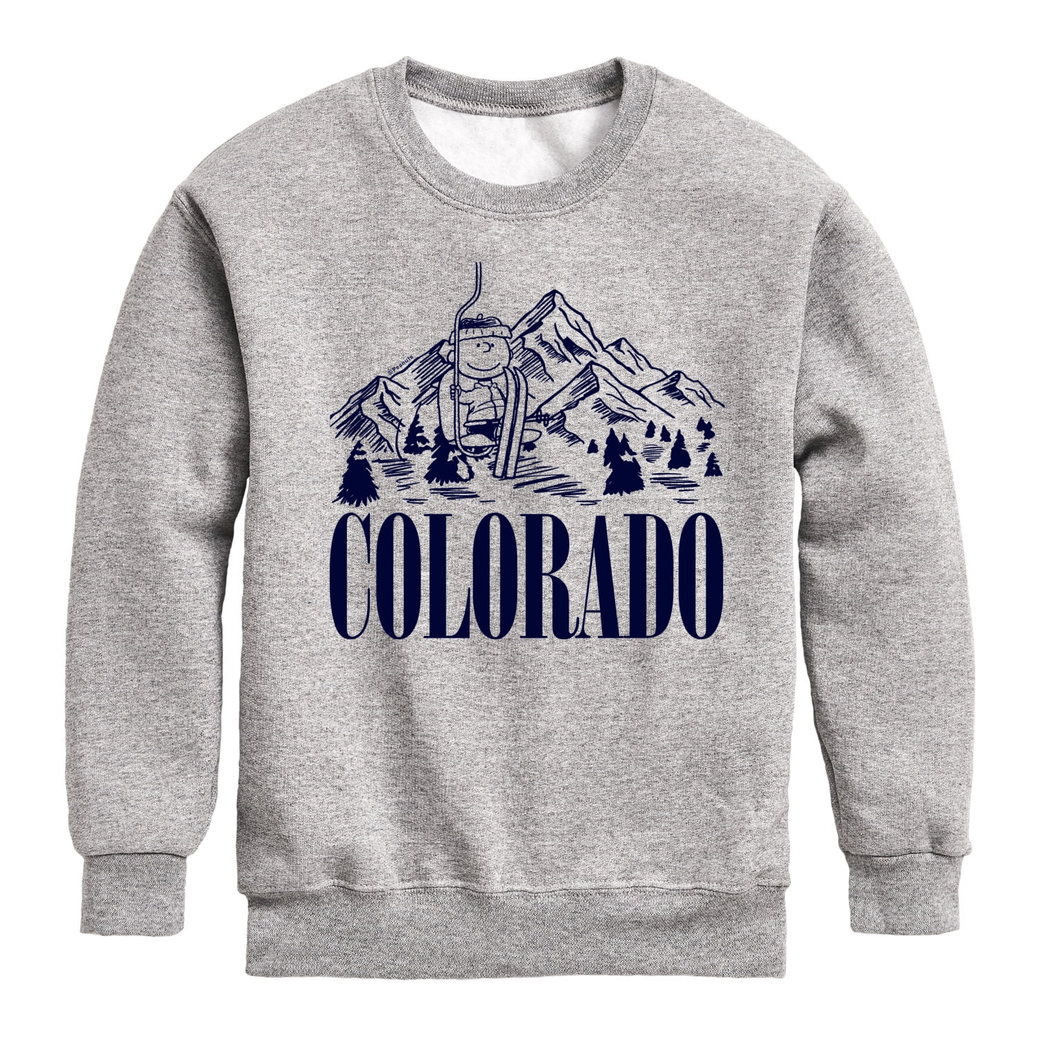 Peanuts - Colorado Charlie Brown - Toddler And Youth Crewneck Fleece ...
