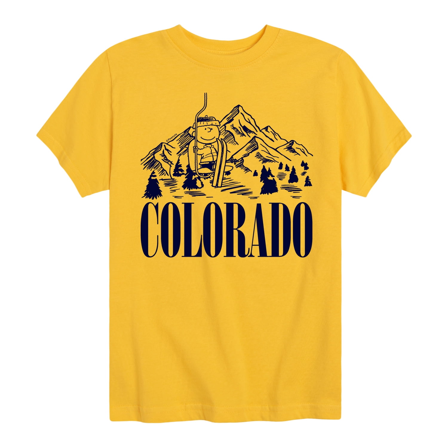 Peanuts - Colorado Charlie Brown - Toddler And Youth Short Sleeve ...