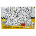 Peanuts Comics Everything Snoopy 1000 Piece Impossible Jigsaw Puzzle ...