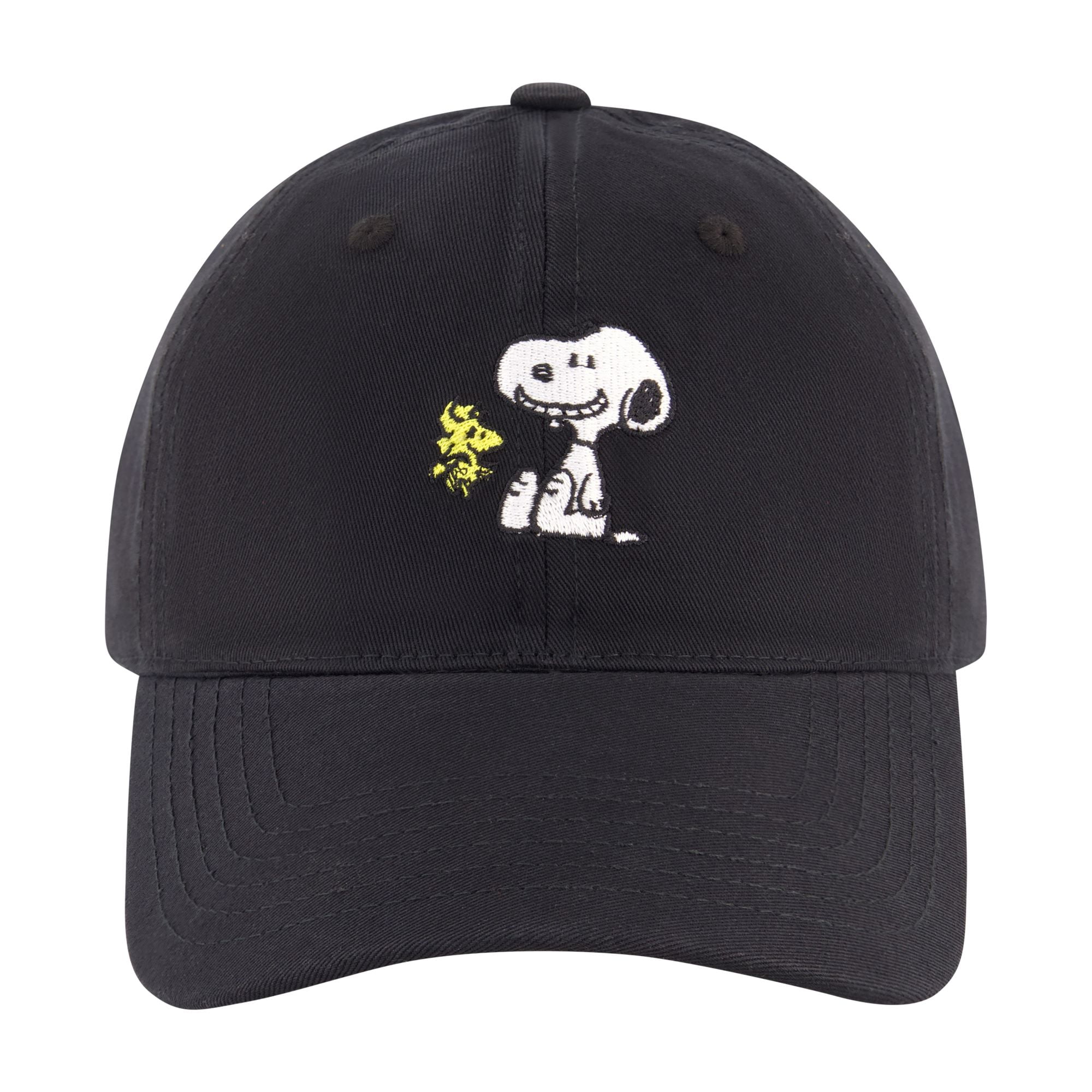 Peanuts Dad Hat, Snoopy and Woodstock Cotton Adjustable Adult Men's ...