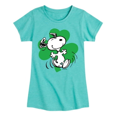 Find Your Perfect Peanuts Girls Snoopy Walks, Crew Neck, Short Sleeve ...