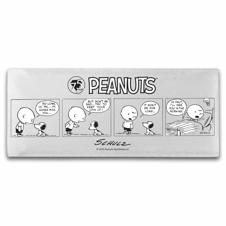 Peanuts® Diamond Anniversary 75 Years 4 oz Silver Bar - Walmart.com