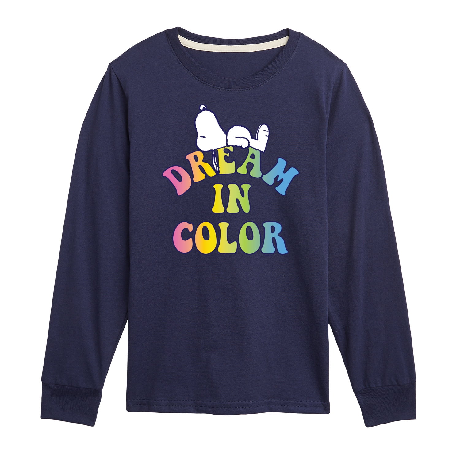 Peanuts - Dream In Color - Toddler & Youth Long Sleeve Graphic T-Shirt ...