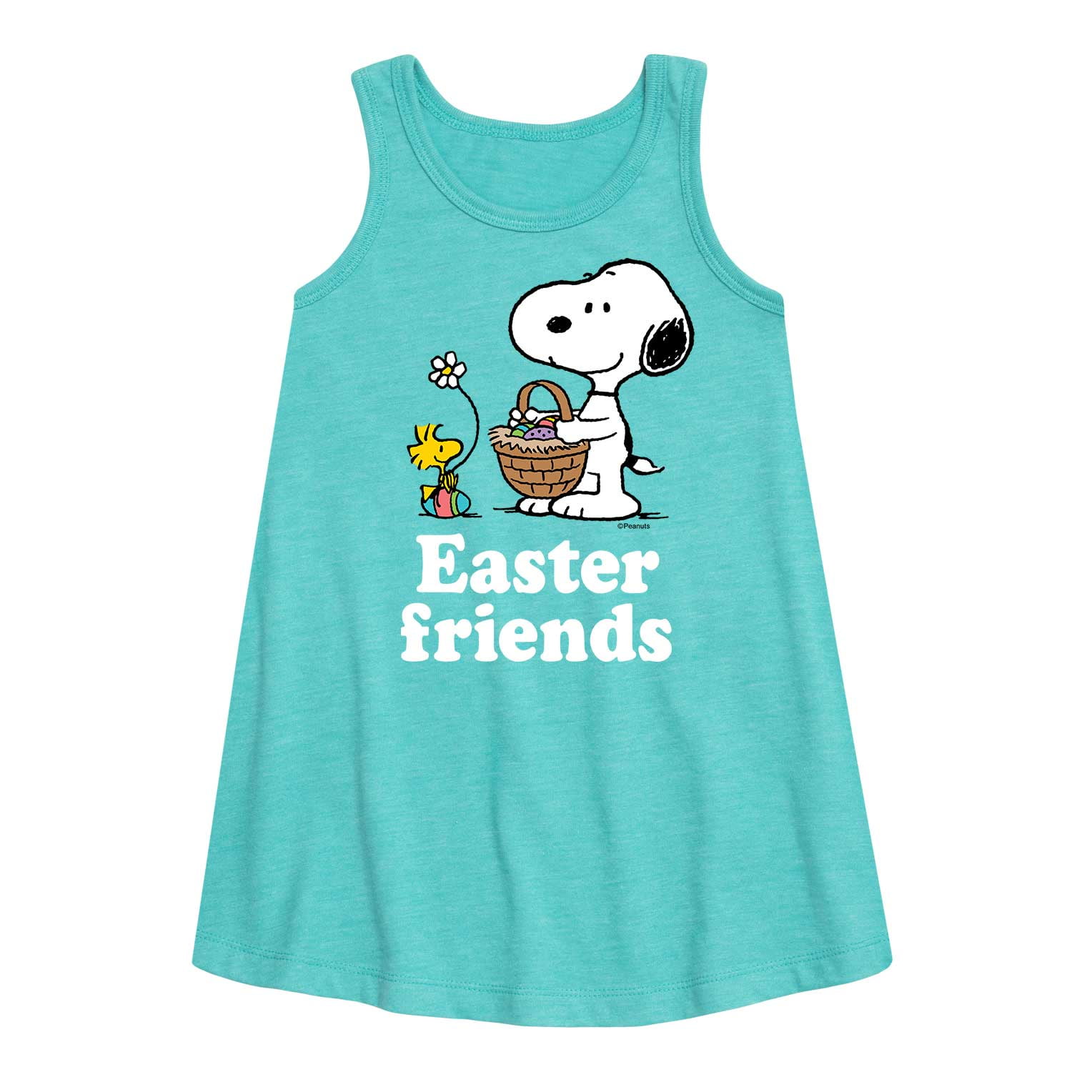 Peanuts - Easter Friends - Girls Aline Dress - Walmart.com