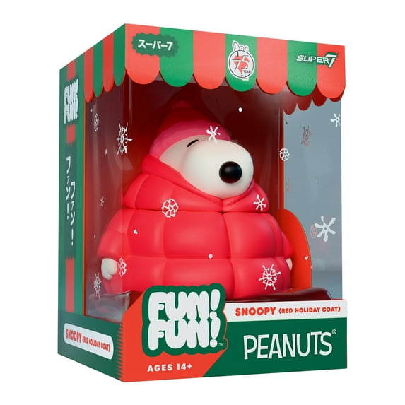 Peanuts FUN! FUN! - Snoopy (Red Holiday Coat) - Walmart.com