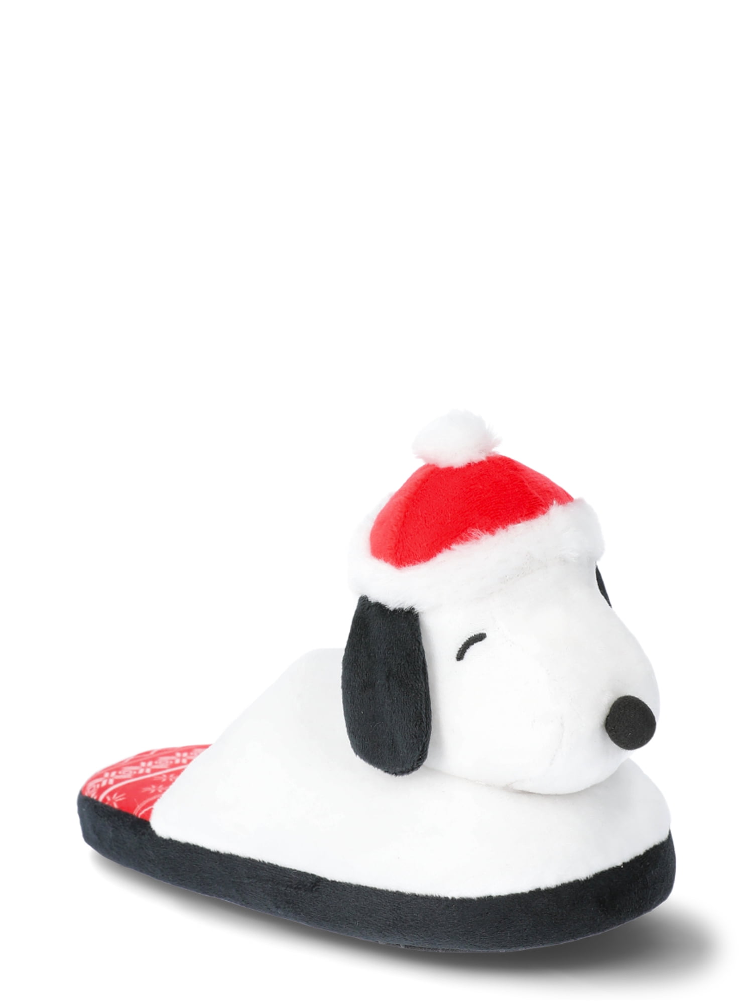 Peanuts Christmas 3D Scuff Snoopy Holiday Slippers - Walmart.com