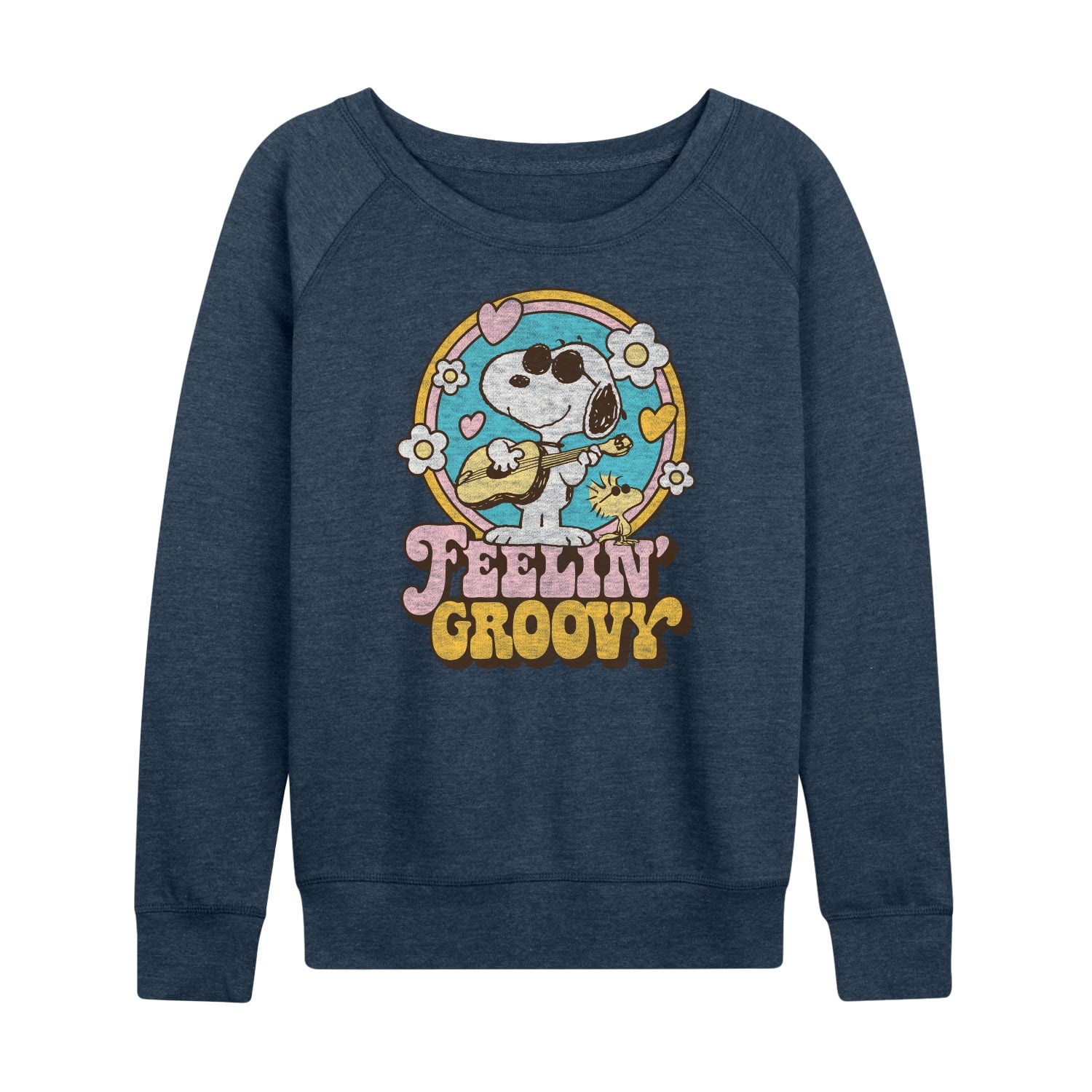 Peanuts - Feelin Groovy Snoopy And Woodstock - Women's Lightweight ...