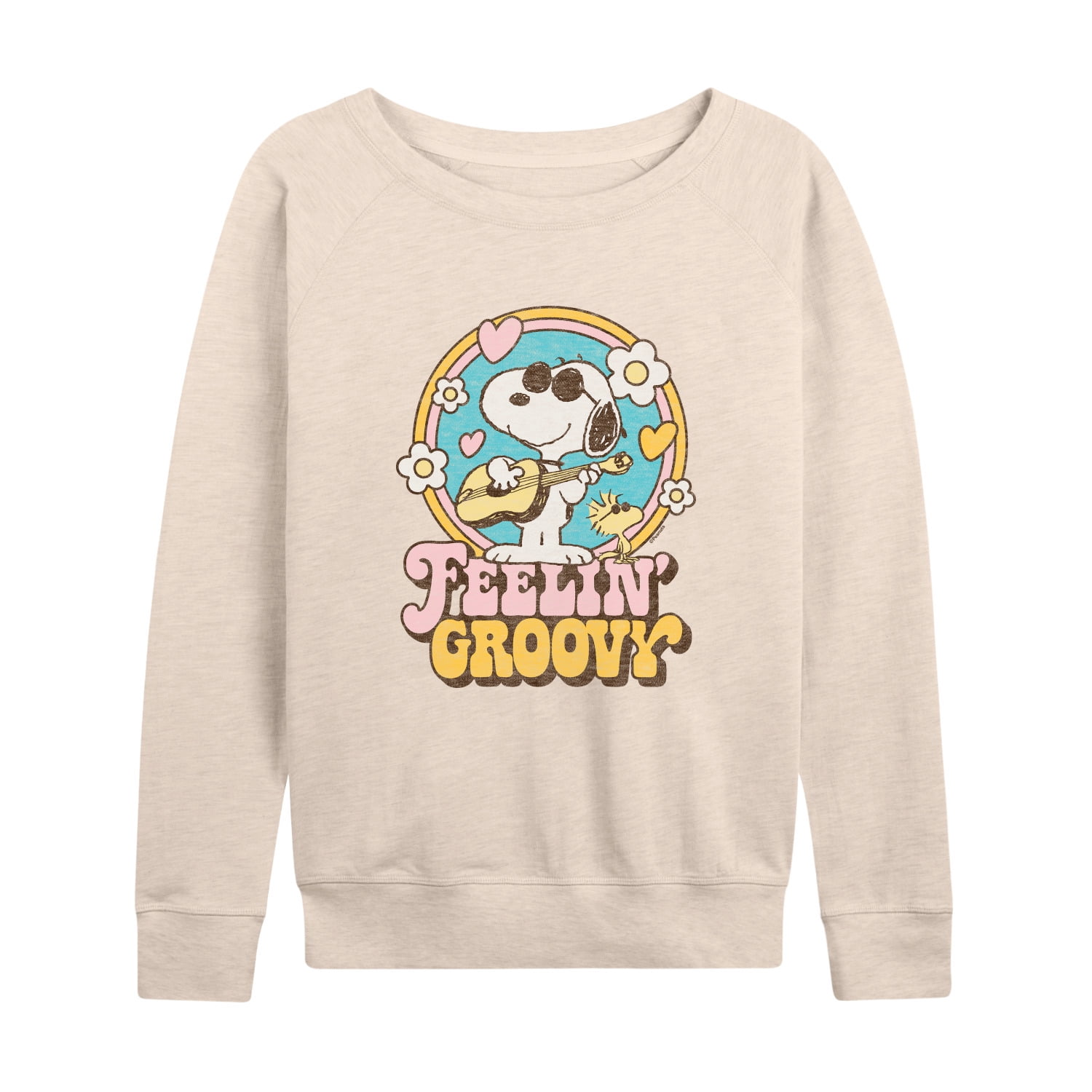 Peanuts - Feelin Groovy Snoopy And Woodstock - Women's Lightweight ...