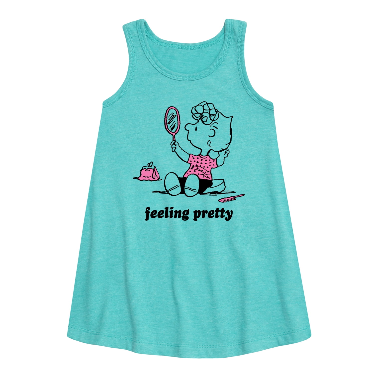 Peanuts - Feeling Pretty Sally - Toddler & Youth Girls A-line Dress ...