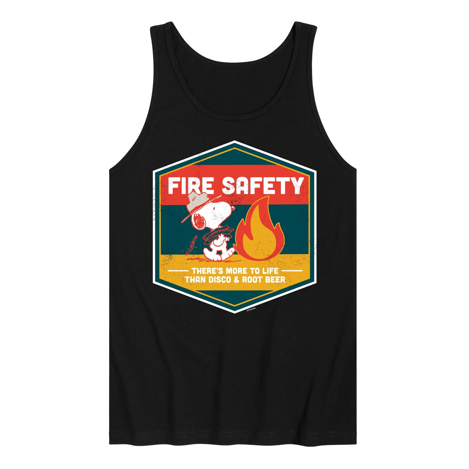 Peanuts - Fire Safety - Men's Jersey Tank Top - Walmart.com