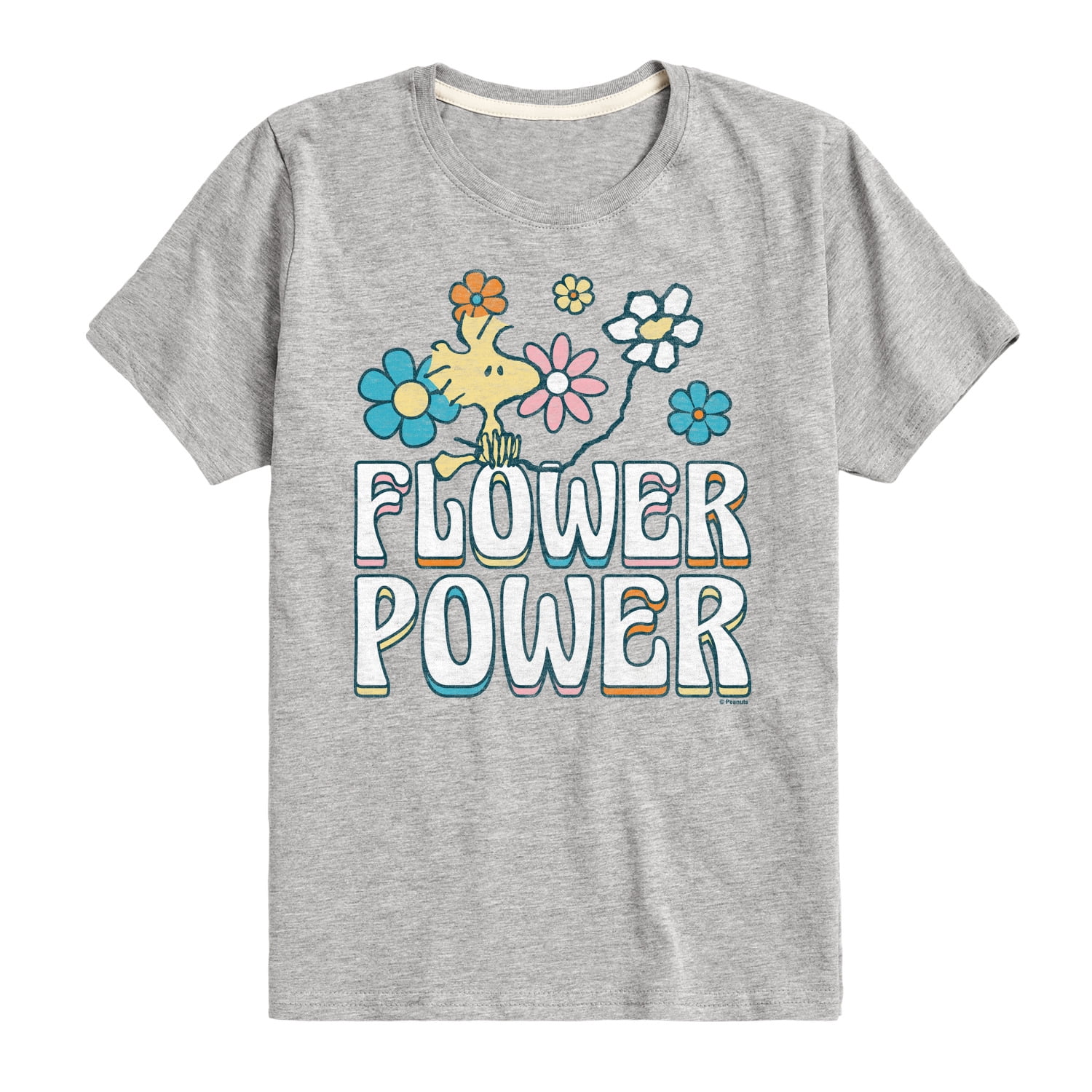 Peanuts - Flower Power - Toddler & Youth Short Sleeve Graphic T-Shirt ...