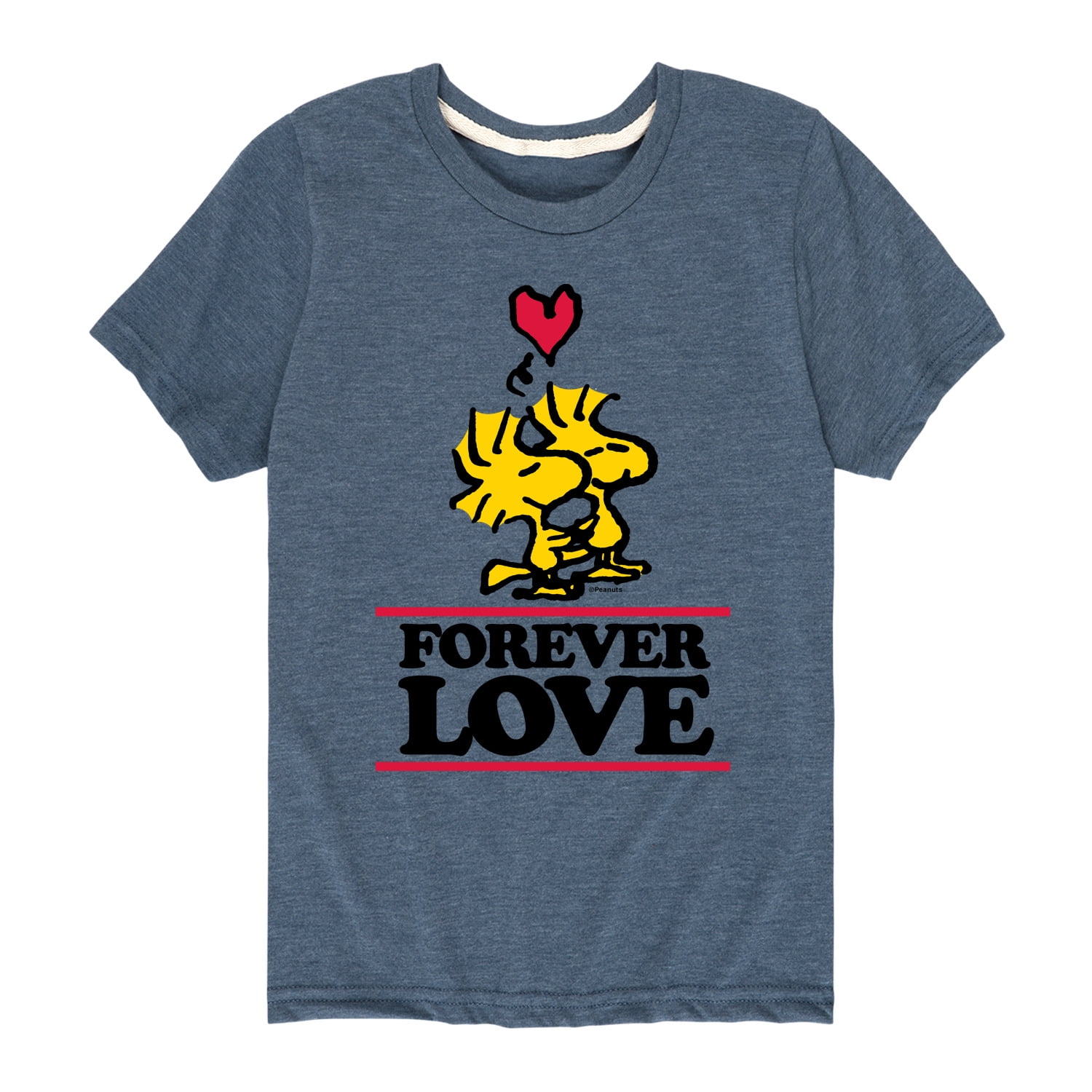 Peanuts - Forever Love - Toddler And Youth Short Sleeve Graphic T-Shirt ...