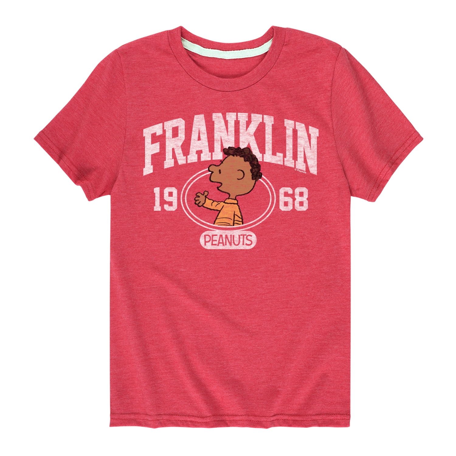 Peanuts - Franklin 1968 - Toddler & Youth Short Sleeve Graphic T-Shirt ...