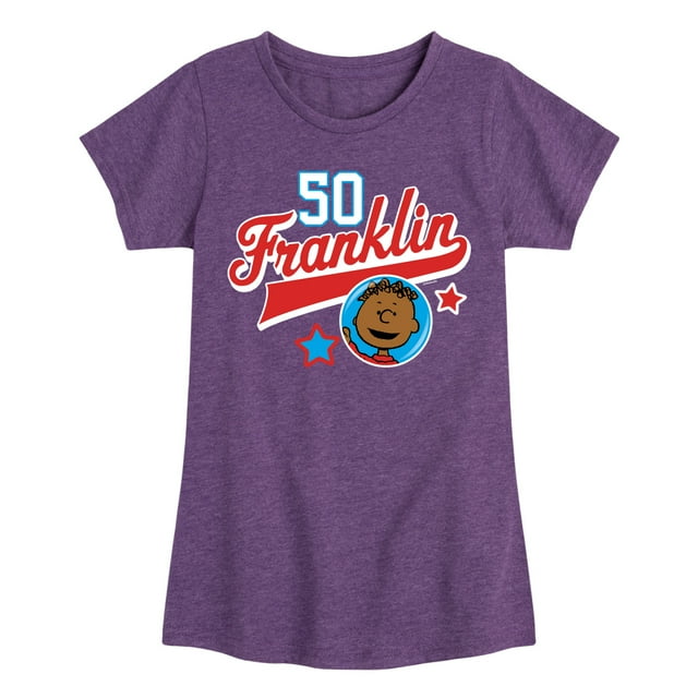 Peanuts - Franklin Athletic 50 - Youth Girls Short Sleeve Tee - Walmart.com